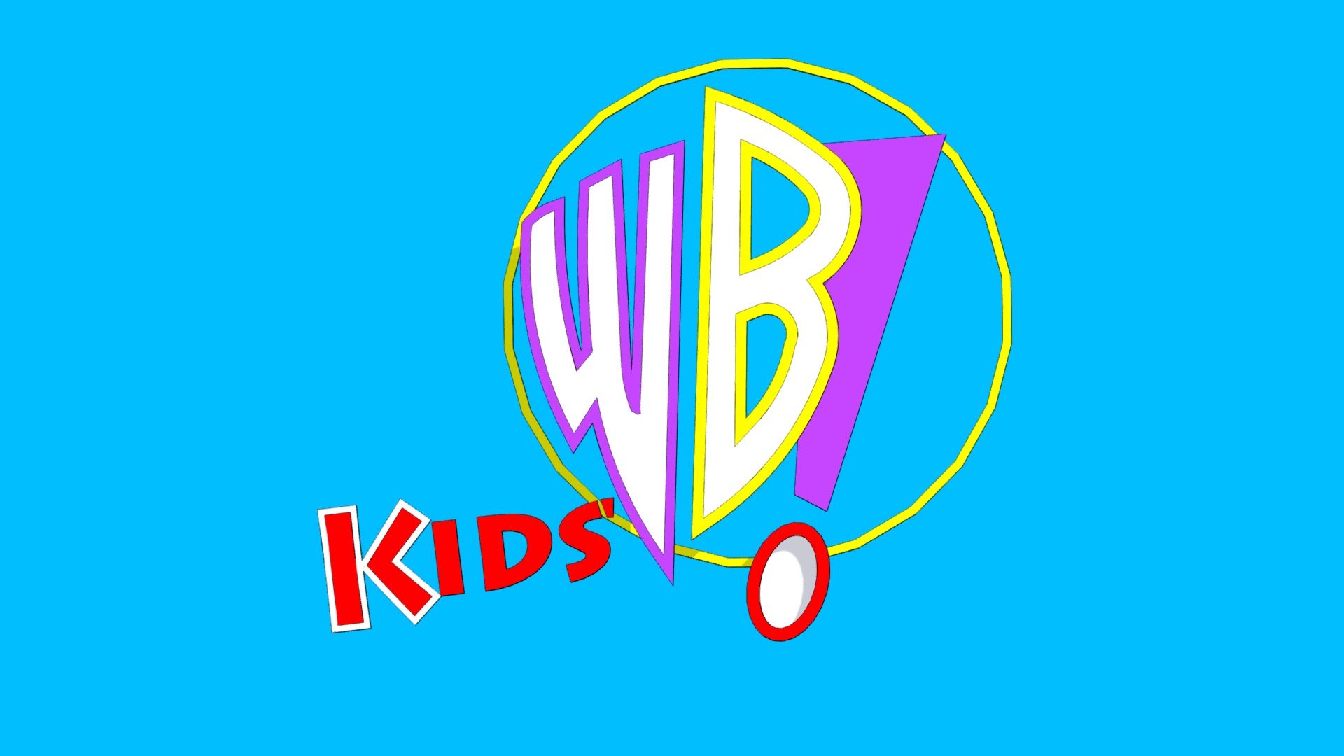1995-97 Kids' WB! logo - Download Free 3D model by Zarboy086 [59f7a66 ...