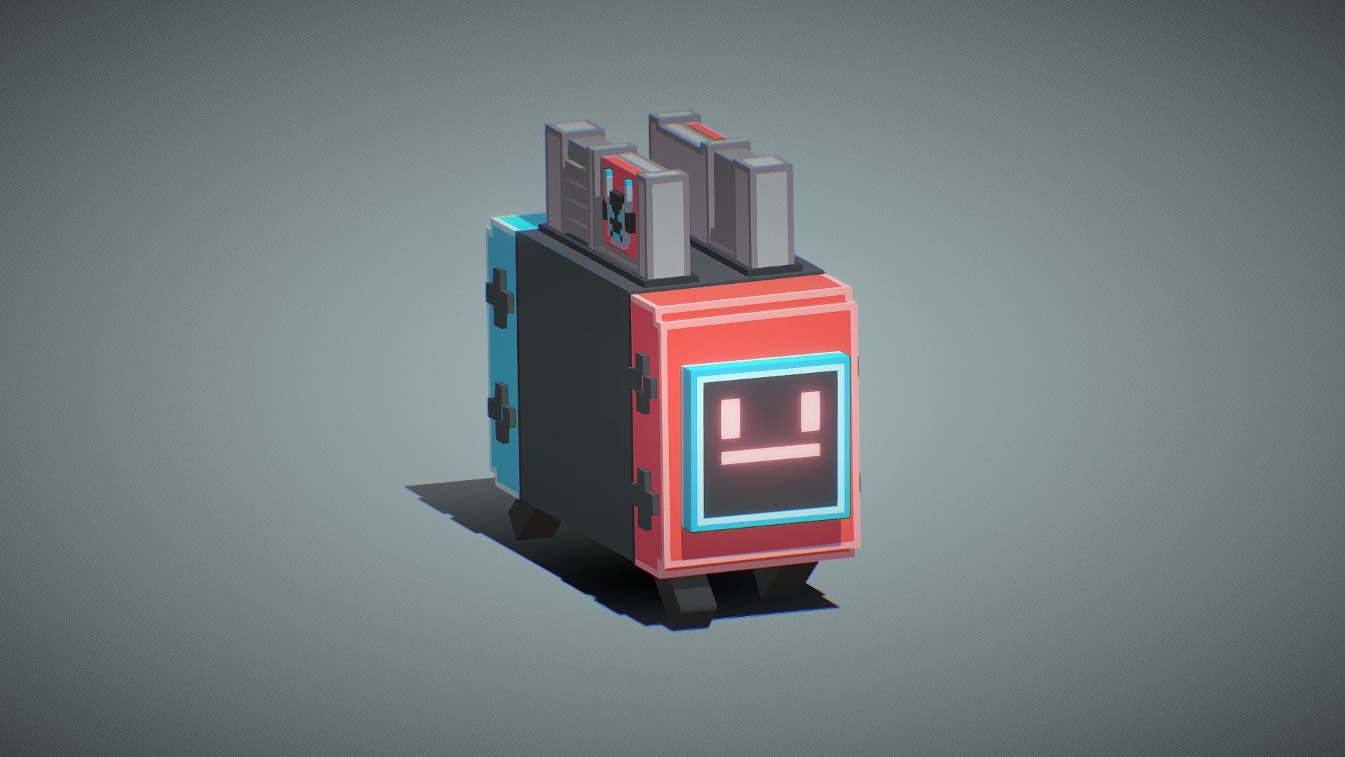 Toasty - Synth Hunters Game - 3D model by OldHousePedro [59f9c39 ...