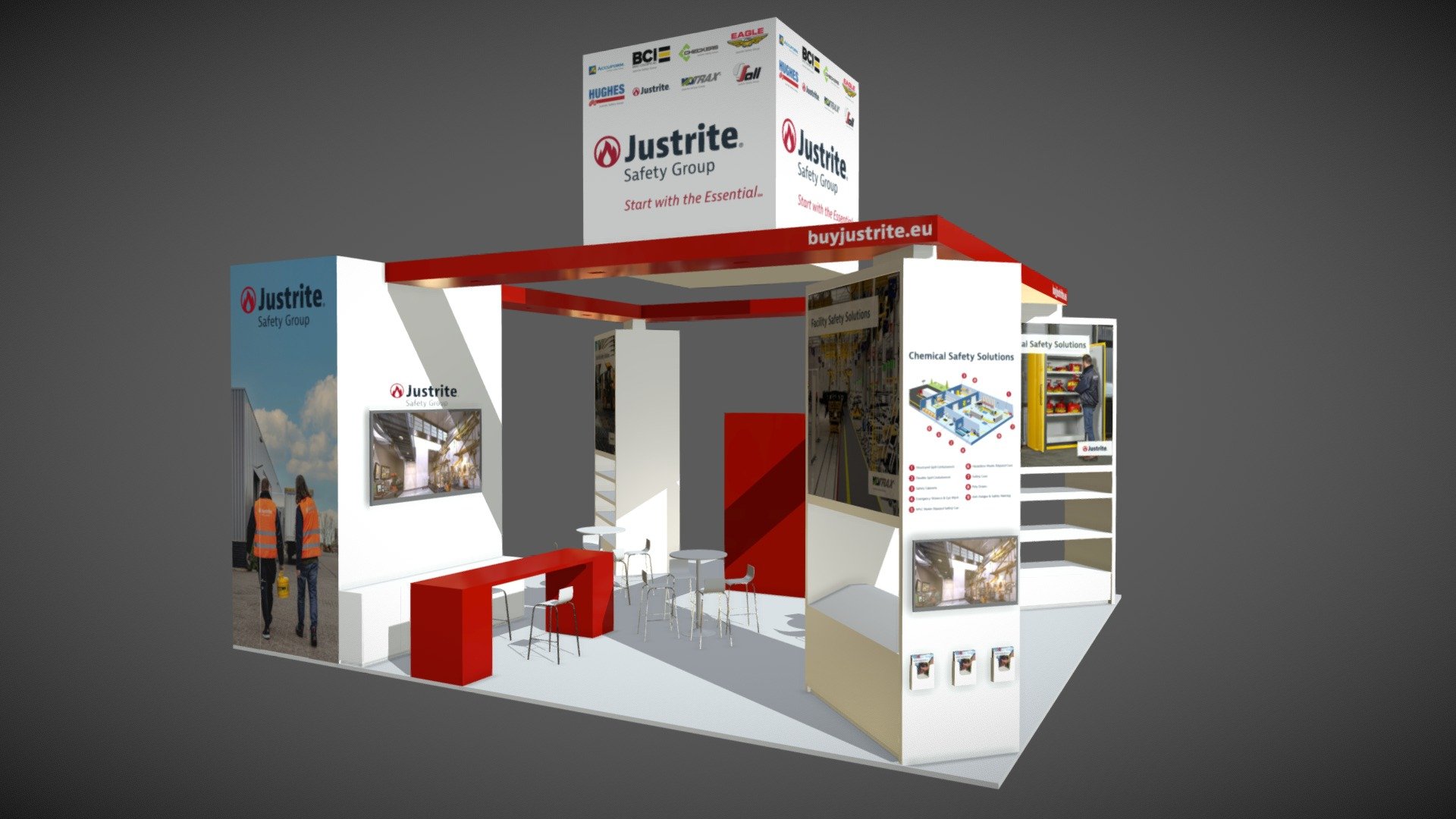 Booth - 3D model by justrite [59f9eb4] - Sketchfab