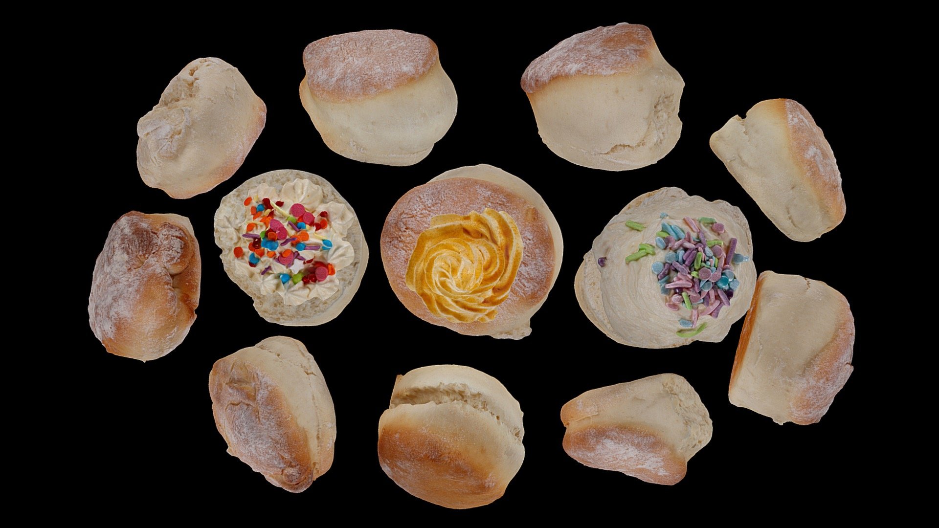 Scone Collection (x12) - Buy Royalty Free 3D model by Andrei ...