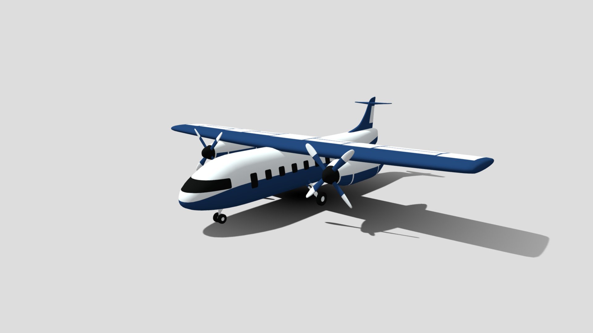 Airport Airplane - Download Free 3D model by assetfactory [59fb15c ...