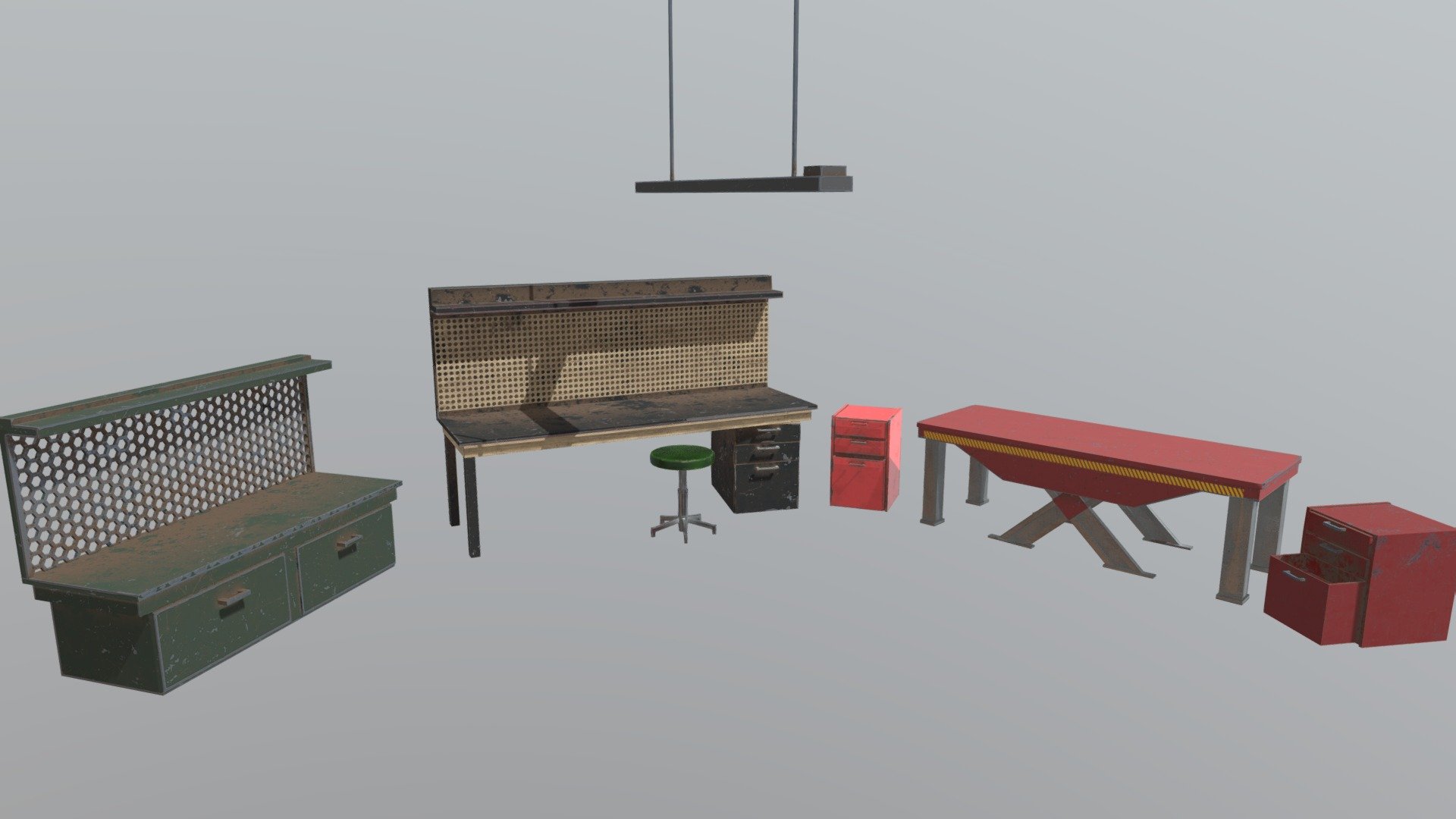 Workbench Set - Buy Royalty Free 3D model by Jayson Stauffer ...