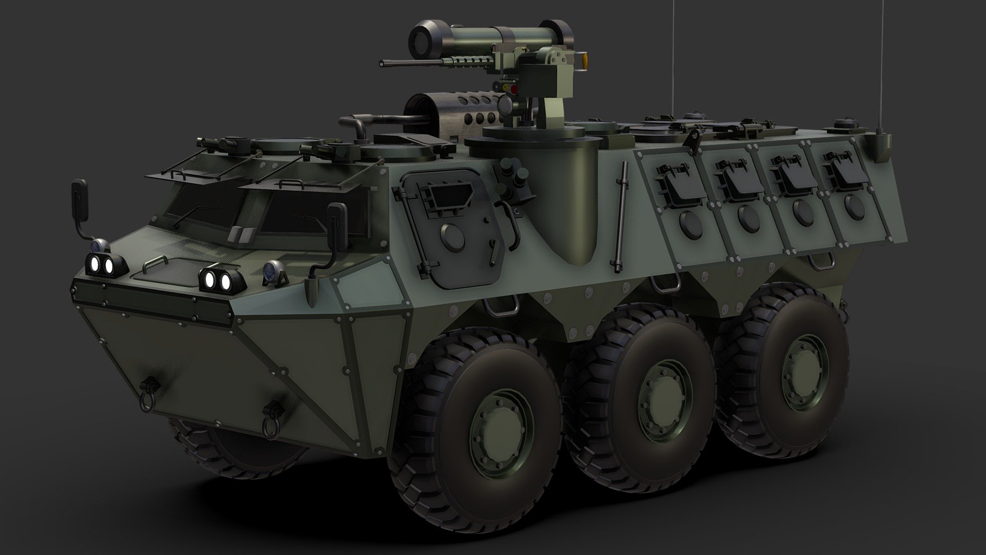Panser Anoa 6×6 - Buy Royalty Free 3D model by NA3dmodel [59fb827] - Sketchfab Store