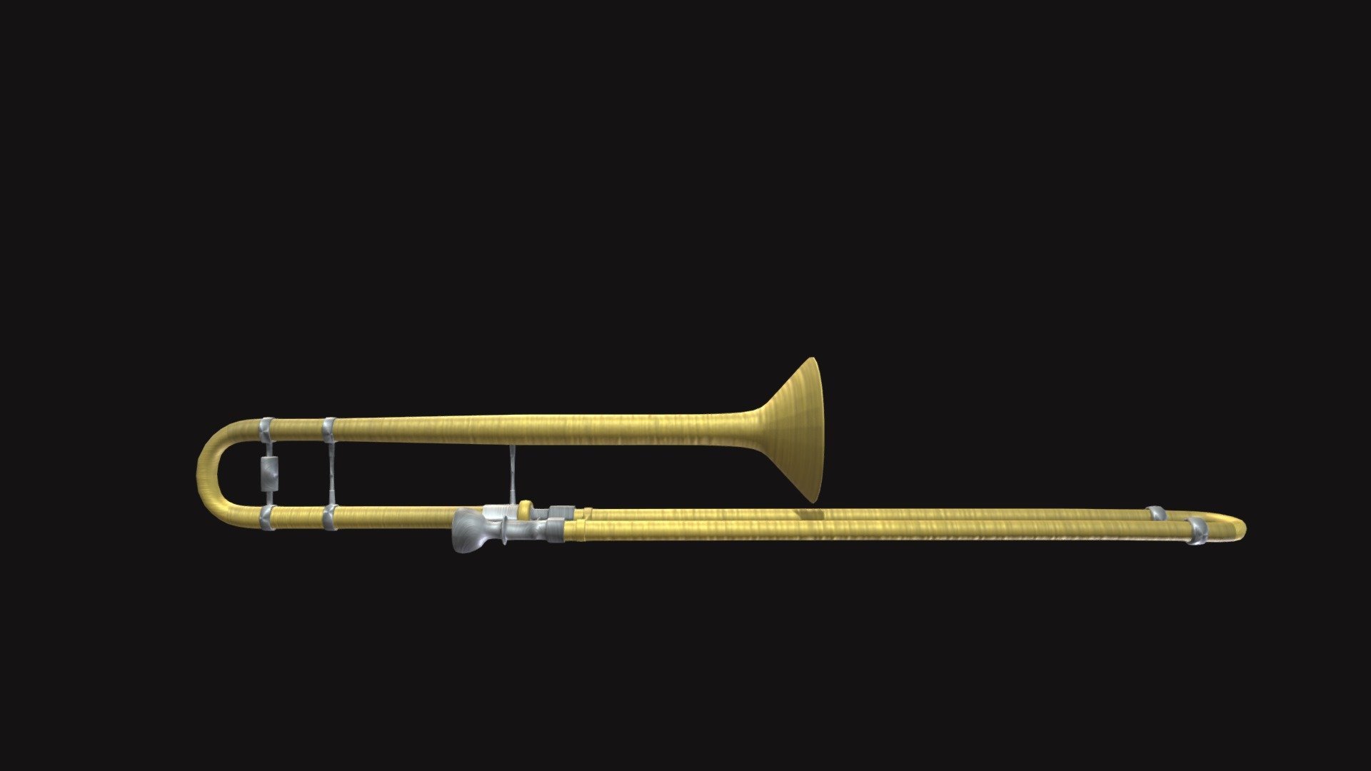 Trombone - 3D model by Change Lab (@changelab) [59fdef0] - Sketchfab