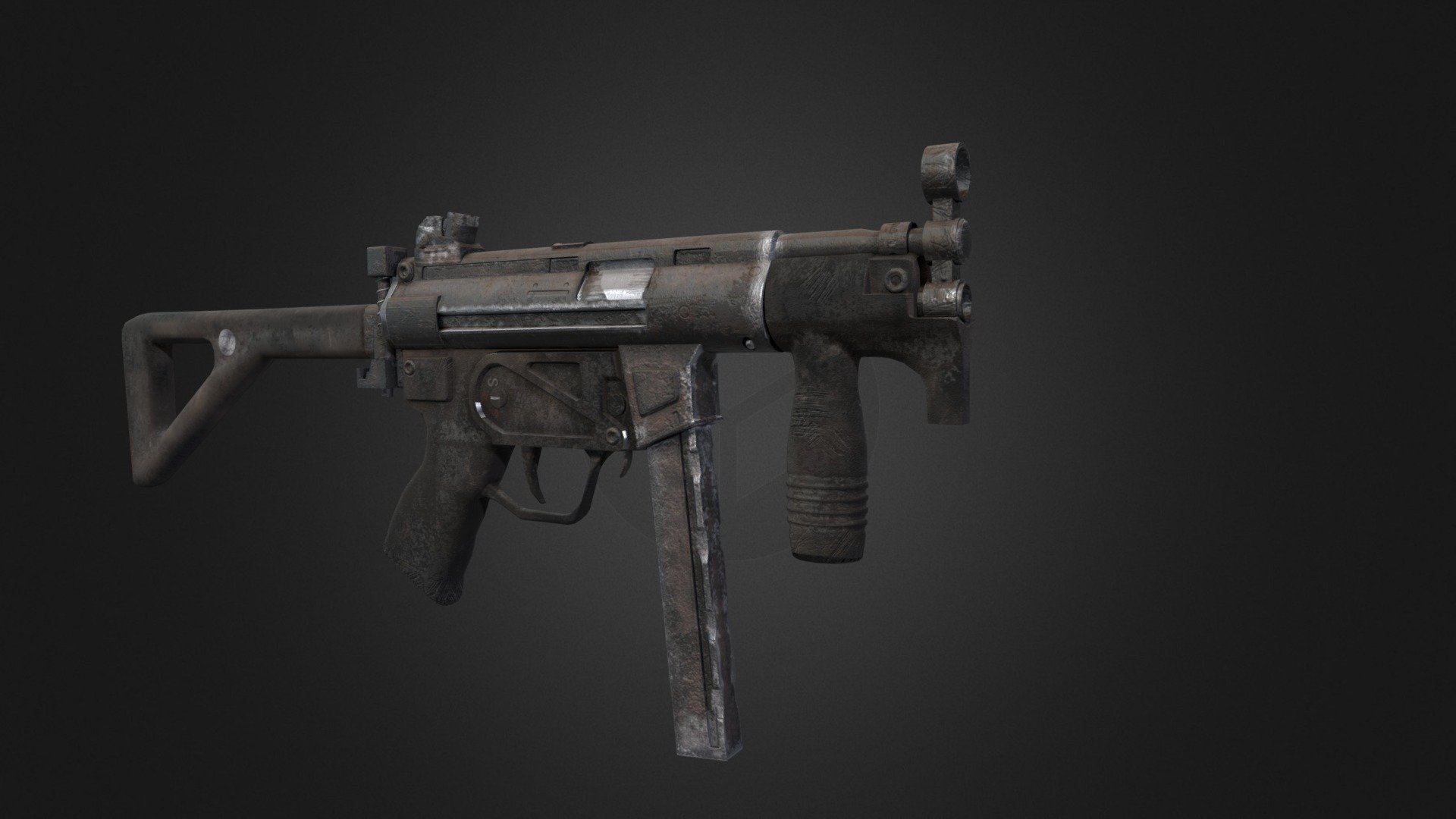 MP5 - 3D model by YeungFungWaiNeville [5a01c1c] - Sketchfab