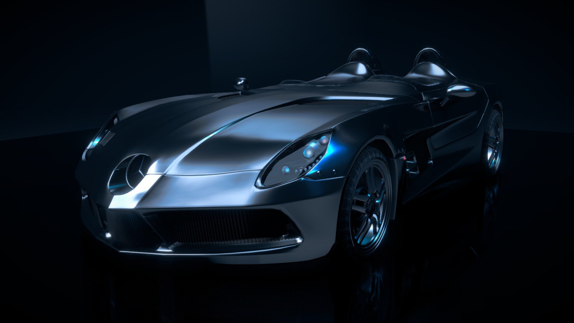 Mercedes Benz SLR Stirling Moss 3D Model - 3D model by IPfuentes ...