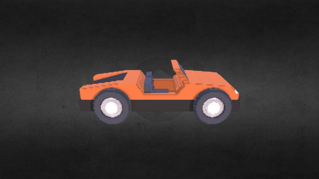 Orange Car - 3D model by Doorms (@gamedav7) [5a03685] - Sketchfab