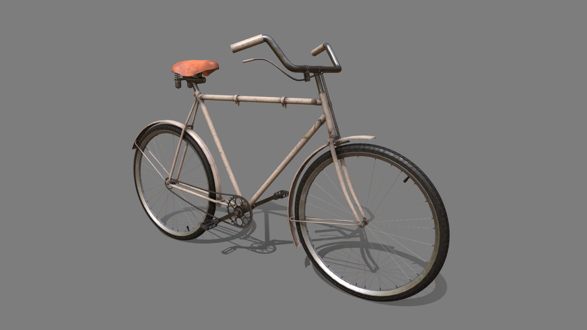 Realistic Old Bike Model - Buy Royalty Free 3D model by Morgan.J ...