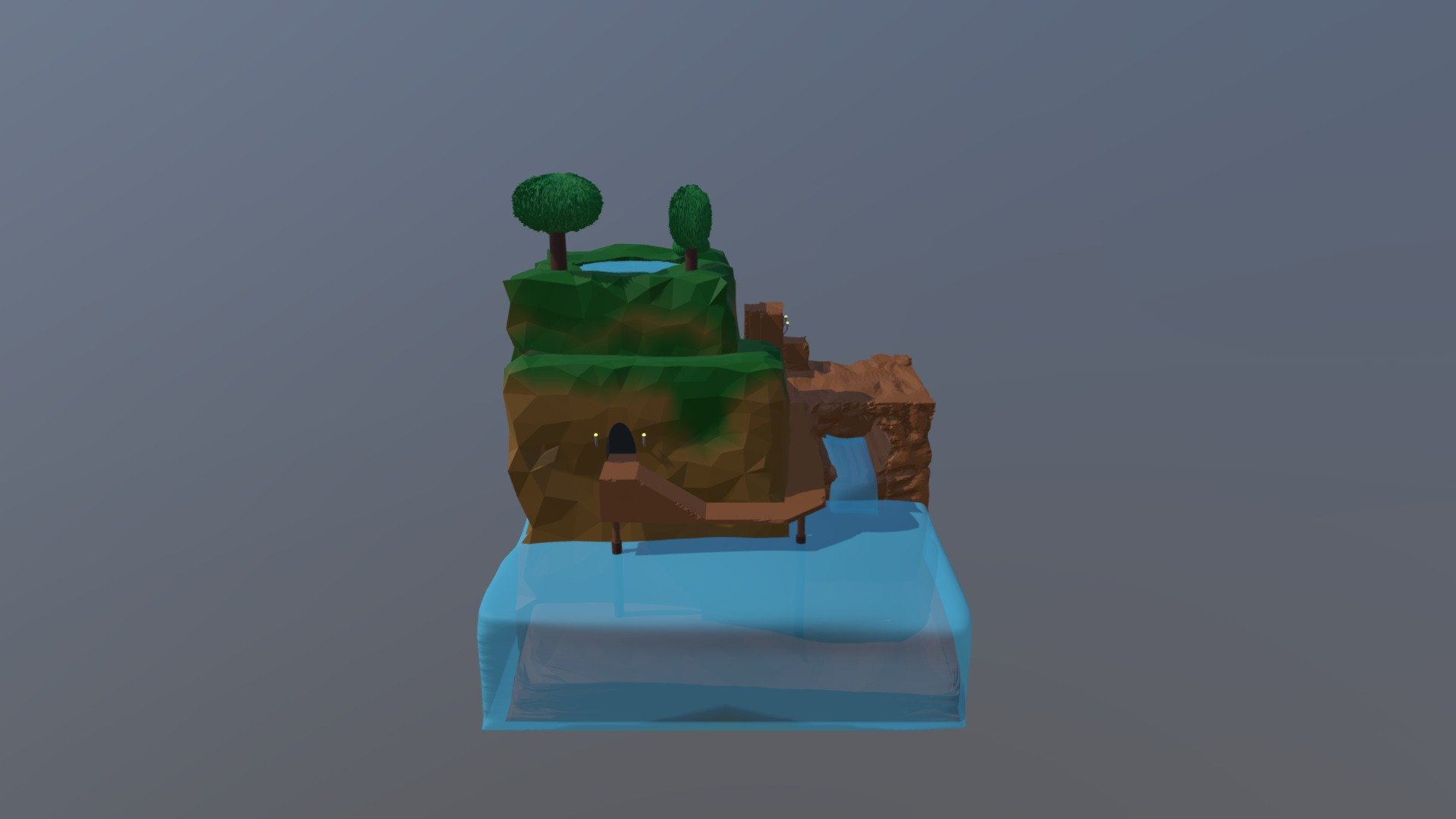Isometric/Low Poly Sample Area - Download Free 3D model by Timothy ...