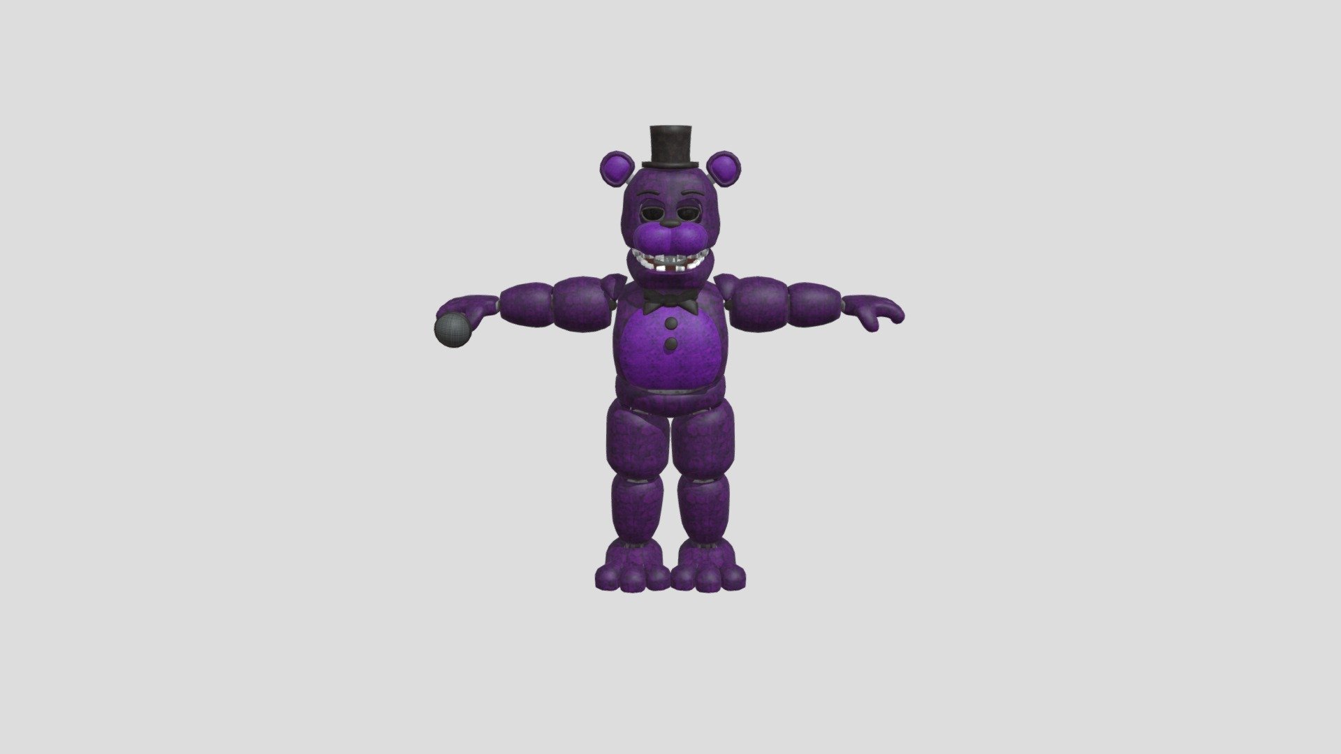 fnafvr_unwithered_s_freddy_by_mylesthehedgehog13 - 3D model by ...