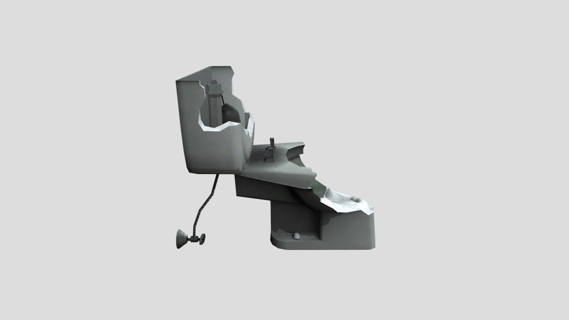 Broken Skibidi Toilet - Download Free 3D model by ASP ...