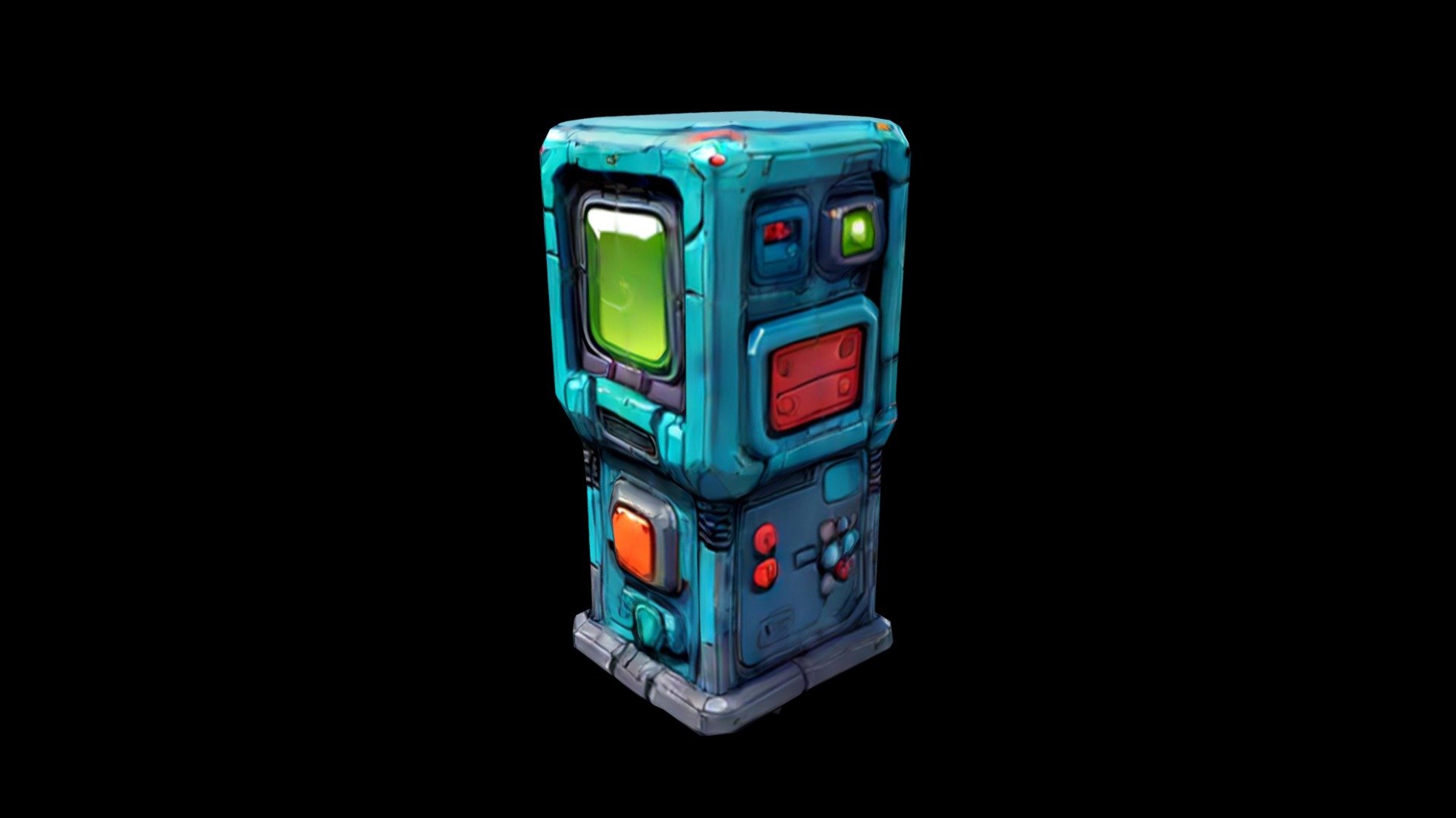 Colorful Robot Block - Download Free 3D model by klrxyz [5a064d0 ...
