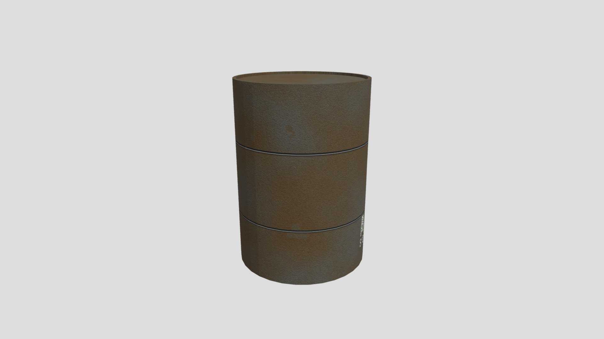 Aperture Science Metal Barrel - 3D model by bgipson2 [5a06aa7] - Sketchfab