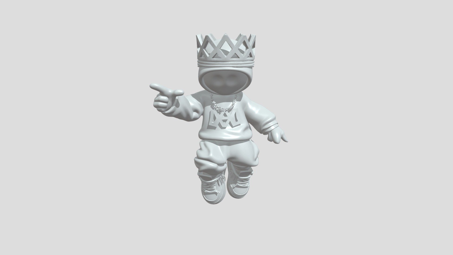 Stylized doll in white outfit - 3D model by movinartists ...