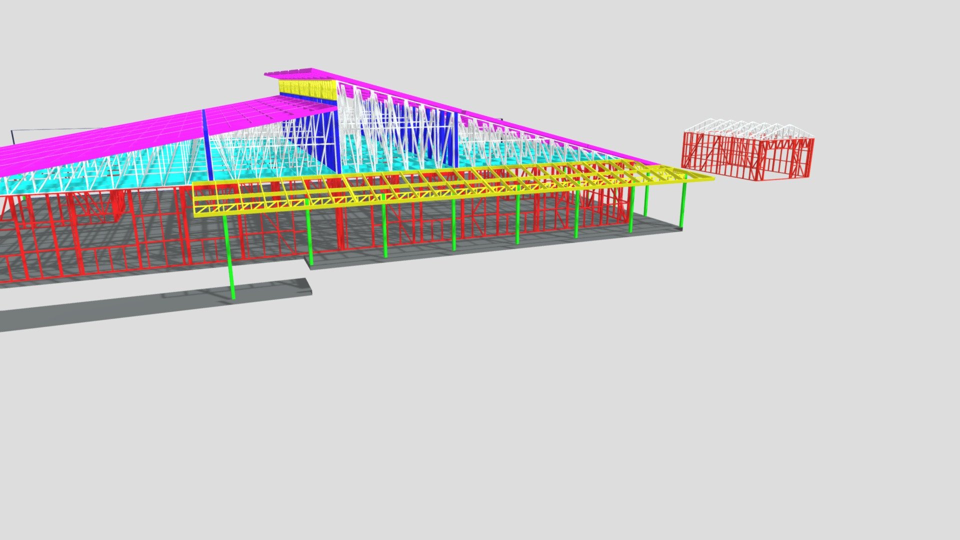 Mount Austin School - Prelim Model - 3D model by Riverina Steel Frames ...