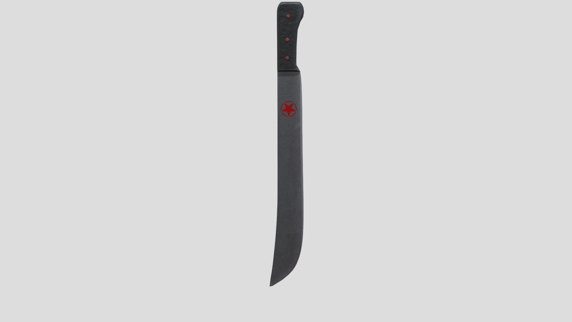 Red Star Machete - Download Free 3D model by sviatoslav.tereshchenko ...