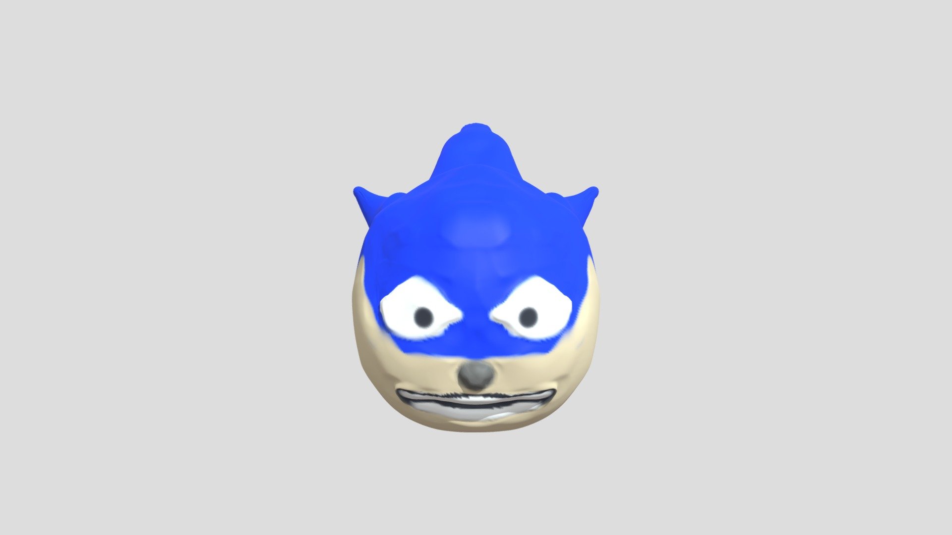 Xpliosh Sonic head - Download Free 3D model by Brobgonal2983 [5a09a5a ...