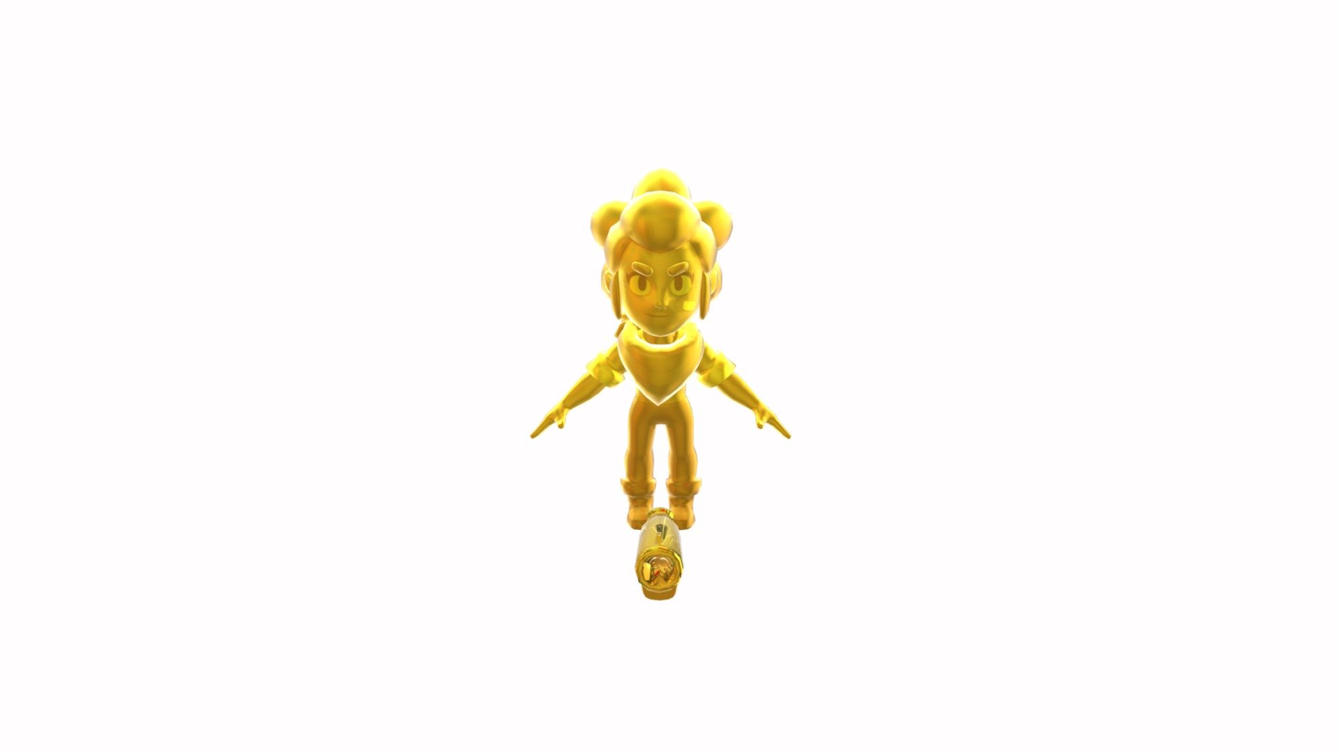 True Gold Shelly - Download Free 3D model by RacerGG210 [5a0ba32 ...