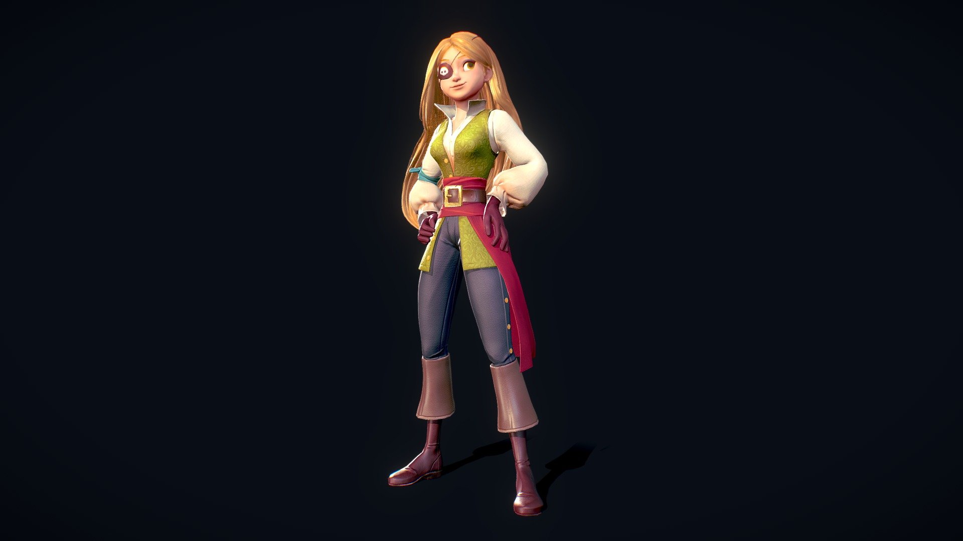 "Call me Captain!" - 3D model by Pauline De Houwer (@PaulineDeHouwer ...