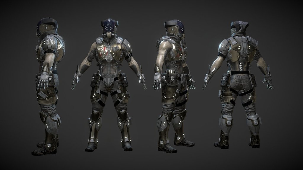 Lawbreakers - Wraith - 3D model by Evozon Game Studio ...