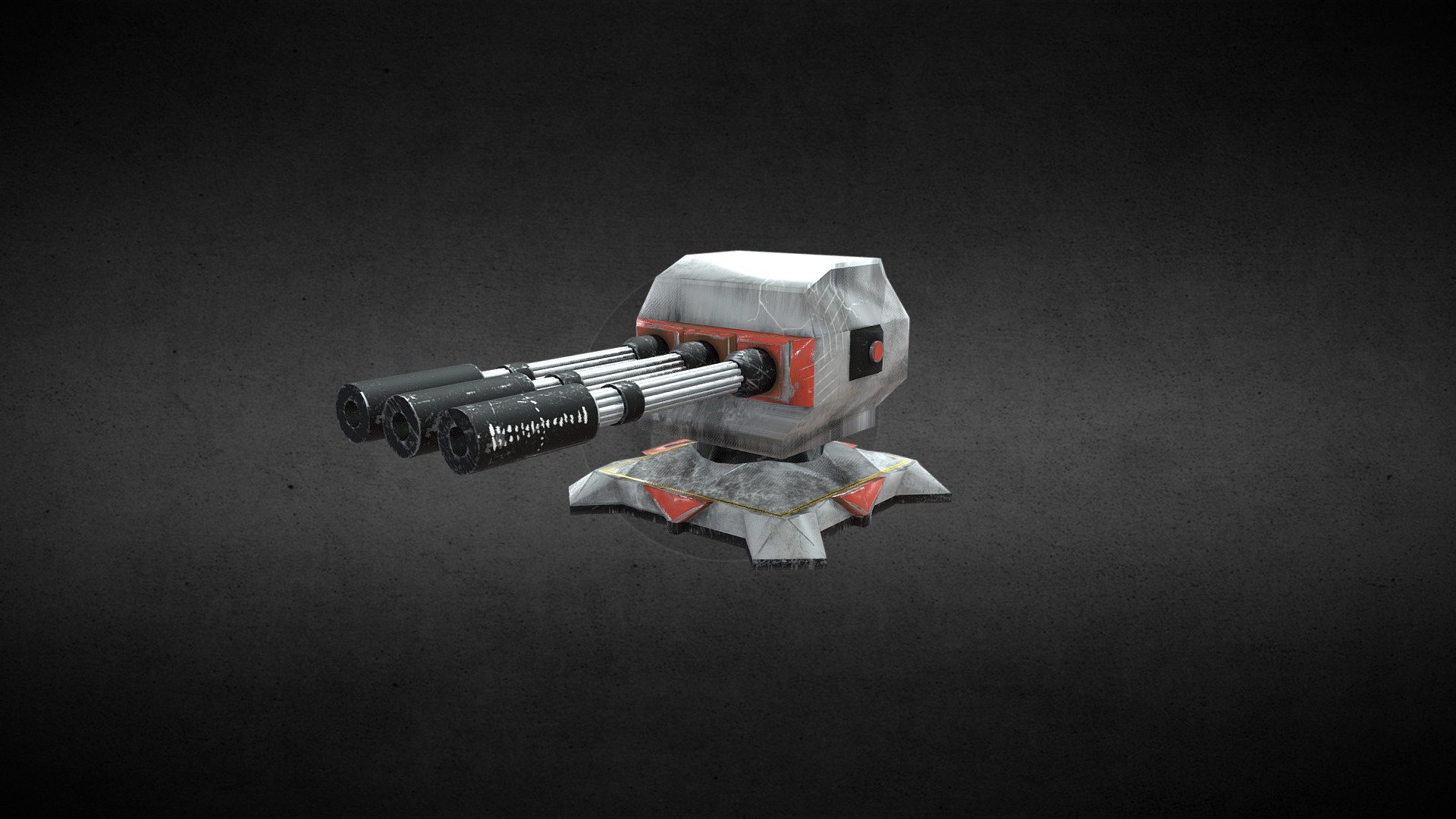 SCI-FI TURRET - 3D model by hlicho [5a10bdc] - Sketchfab