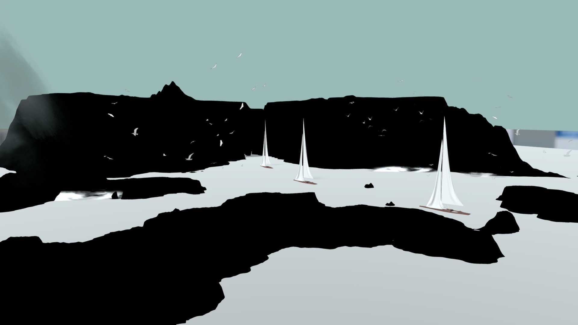 Ice Landscape l Final result by rendering - Download Free 3D model by ...