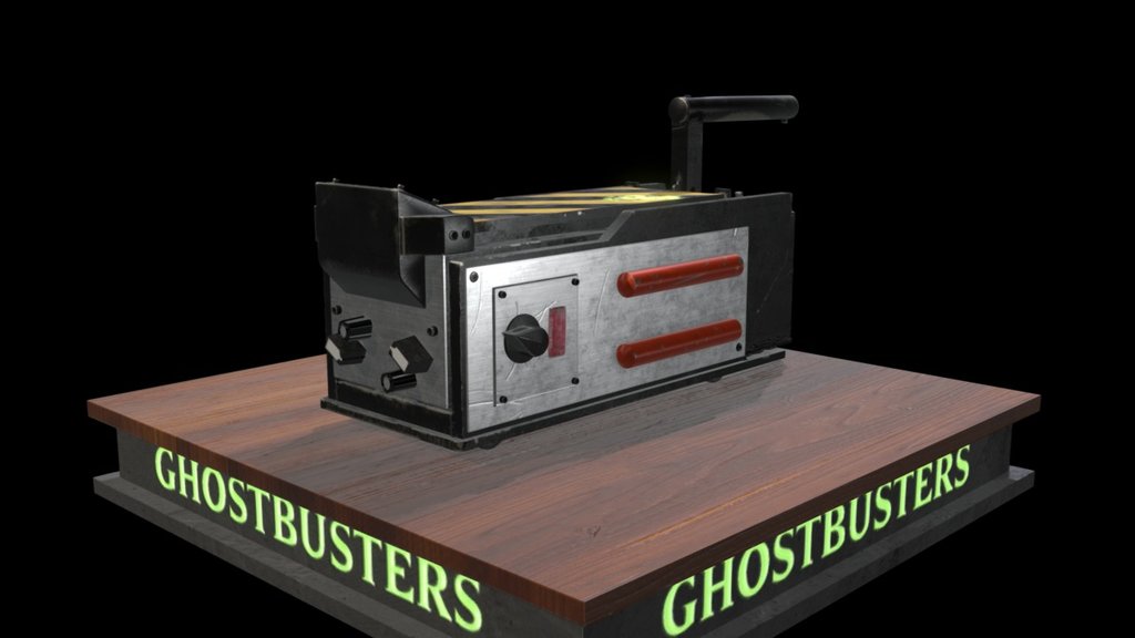Ghostbusters Ghost Trap - 3D model by allyhathaway [5a120a6] - Sketchfab