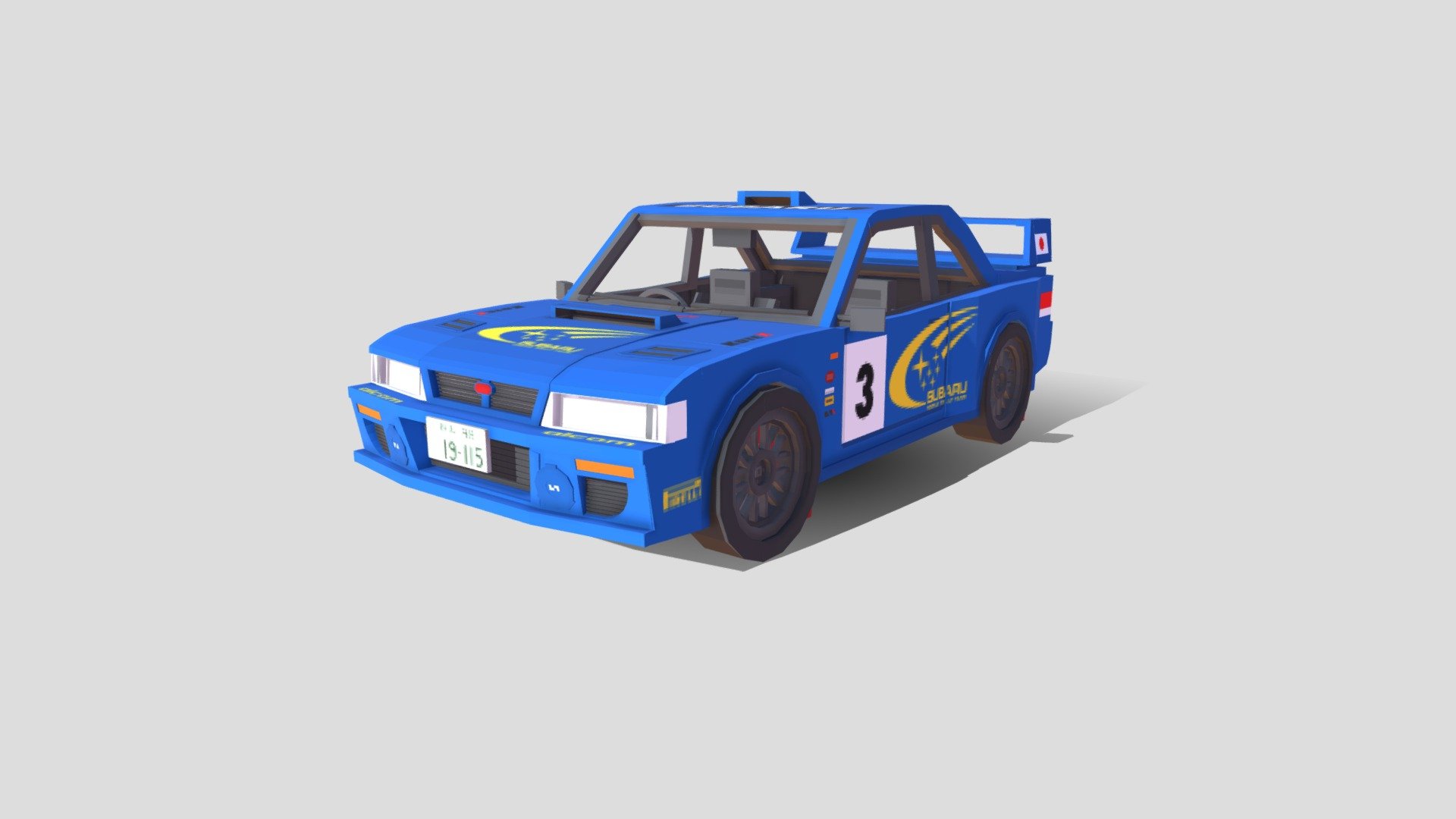 98' Subaru Impreza 22B STi (Subaru Rally Livery) - Download Free 3D ...