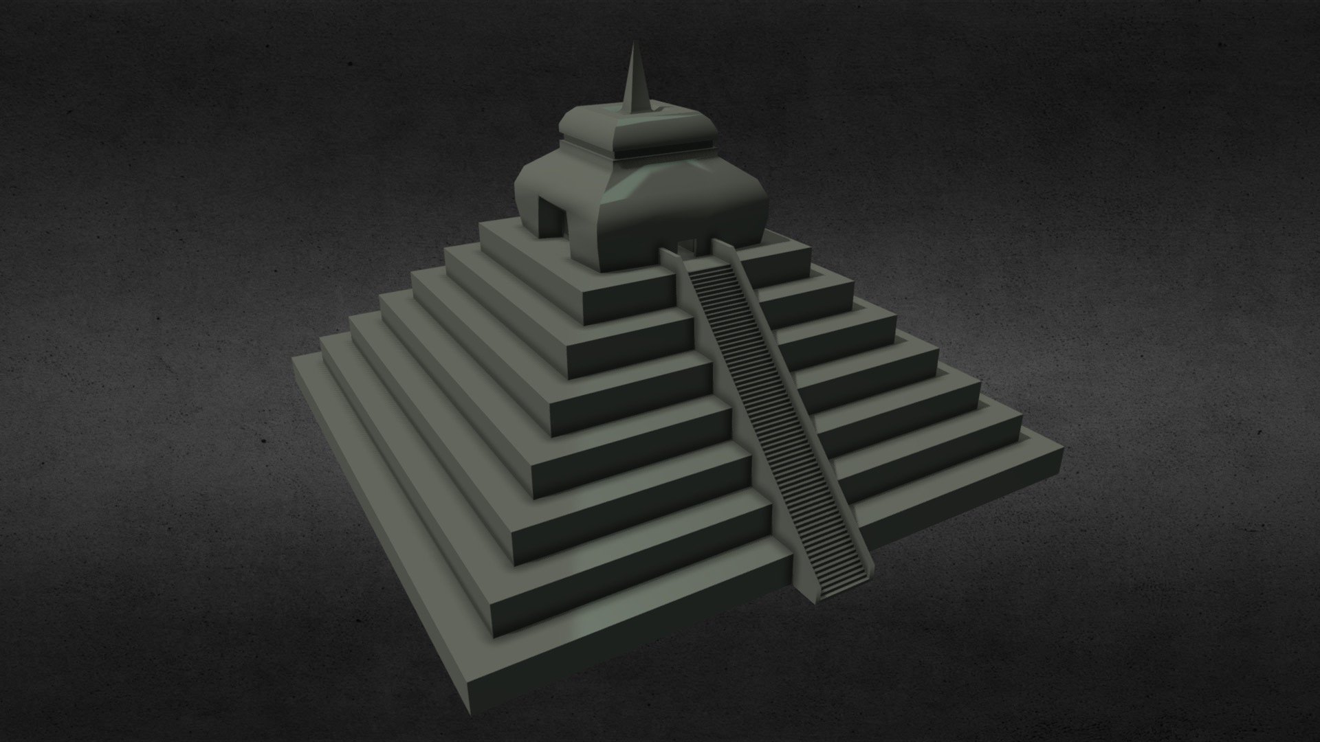 Myan Pyramid - 3D model by RebeccaTyas [5a13c30] - Sketchfab