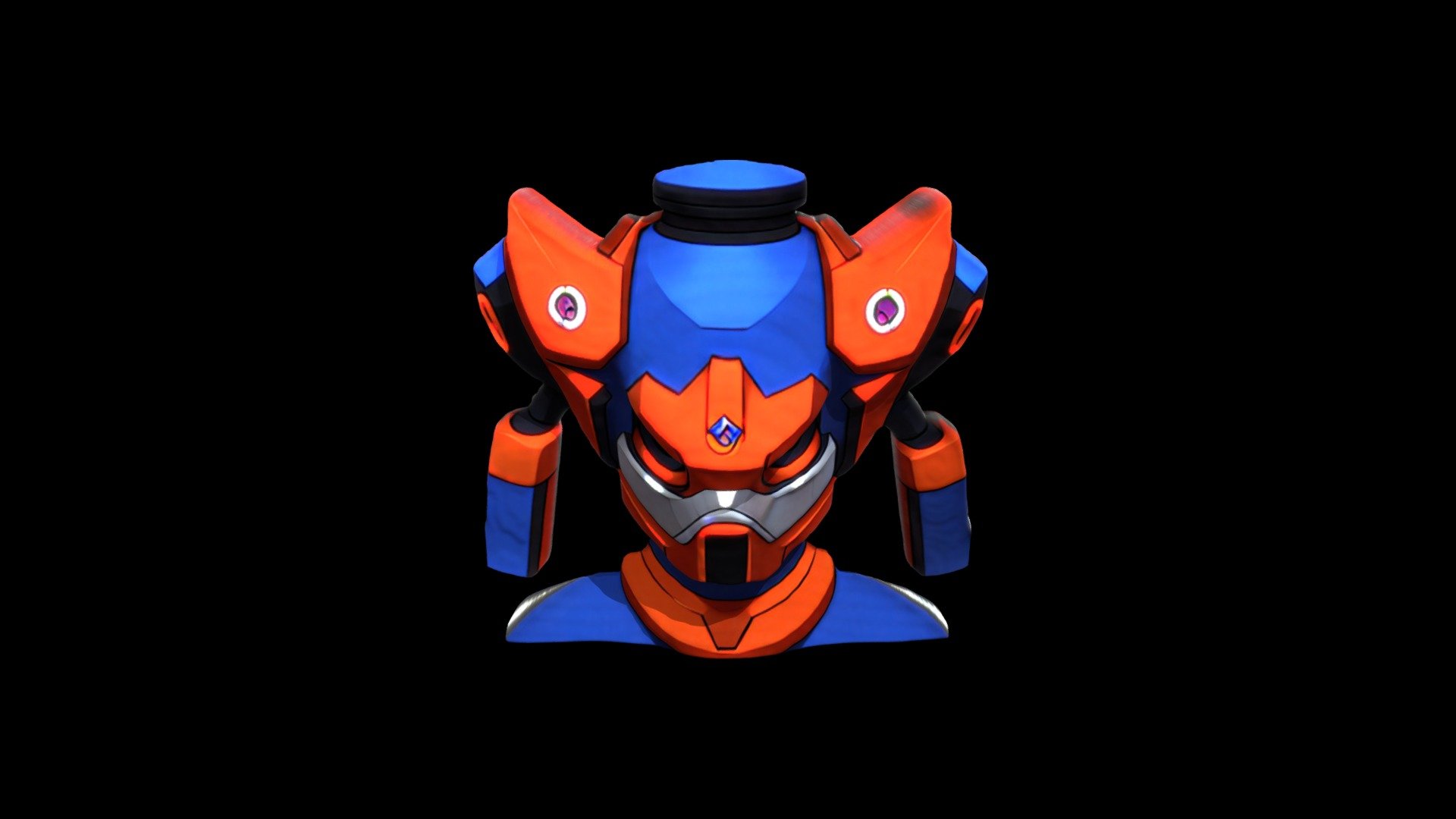 Helmet Mask Robot Cartoon 1992 - Download Free 3D model by klrxyz ...