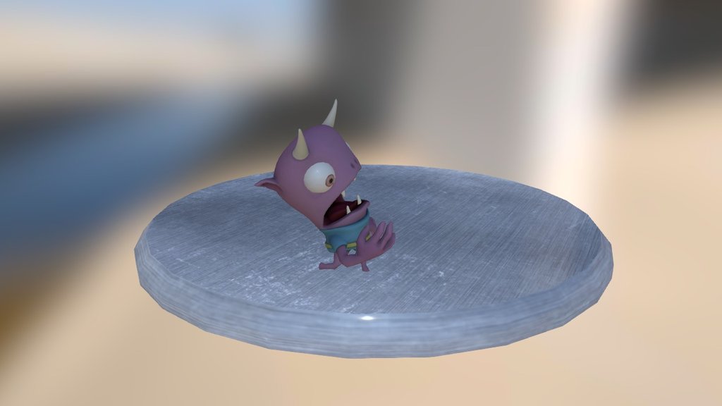Cartoon Devil Run - 3D model by animstu [5a15639] - Sketchfab