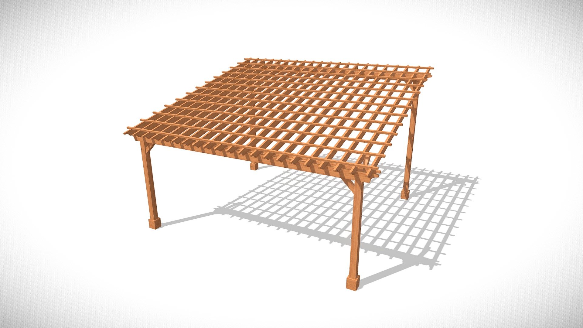 Custom Pergola - 3D model by FR- Conceptual Engineering by RB [5a20147 ...