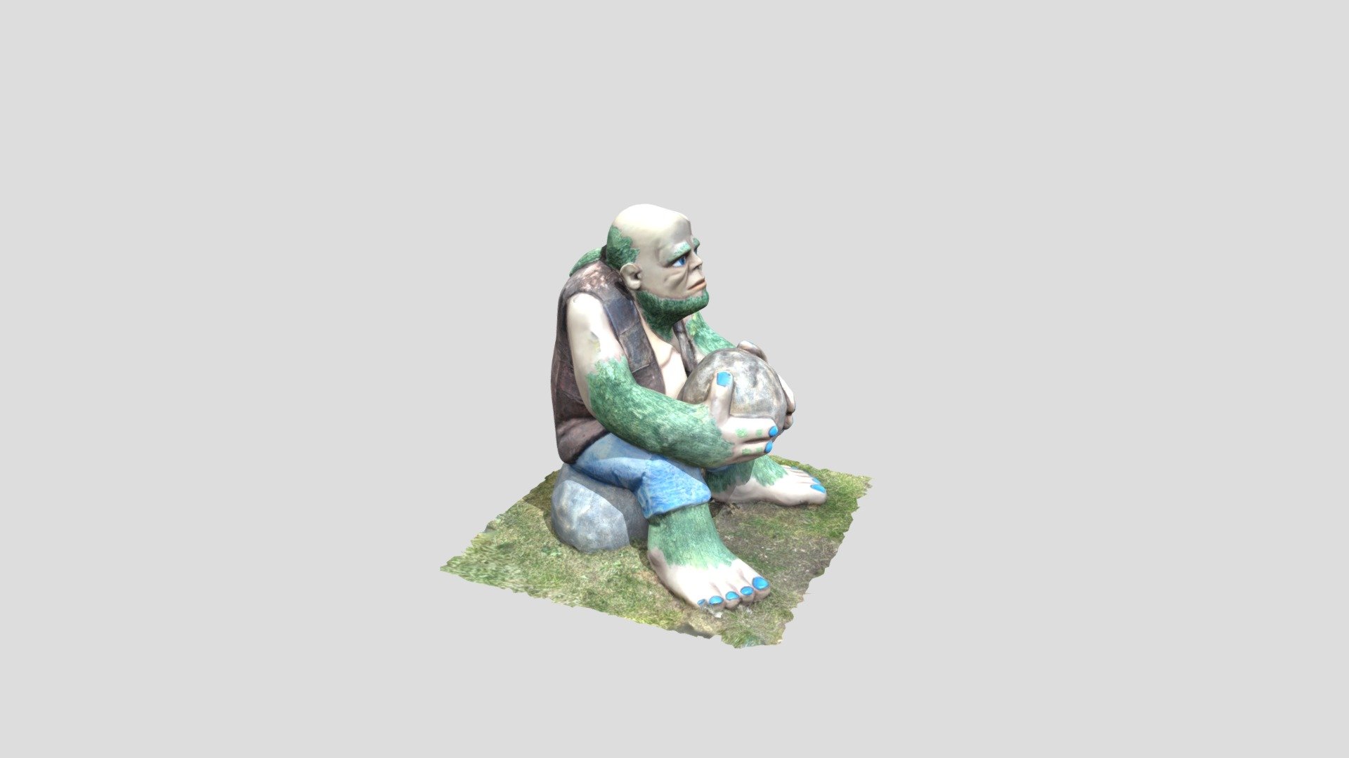 FIGURE OF A SEATED GIANT - 3D model by METIOR3D [5a21ce7] - Sketchfab