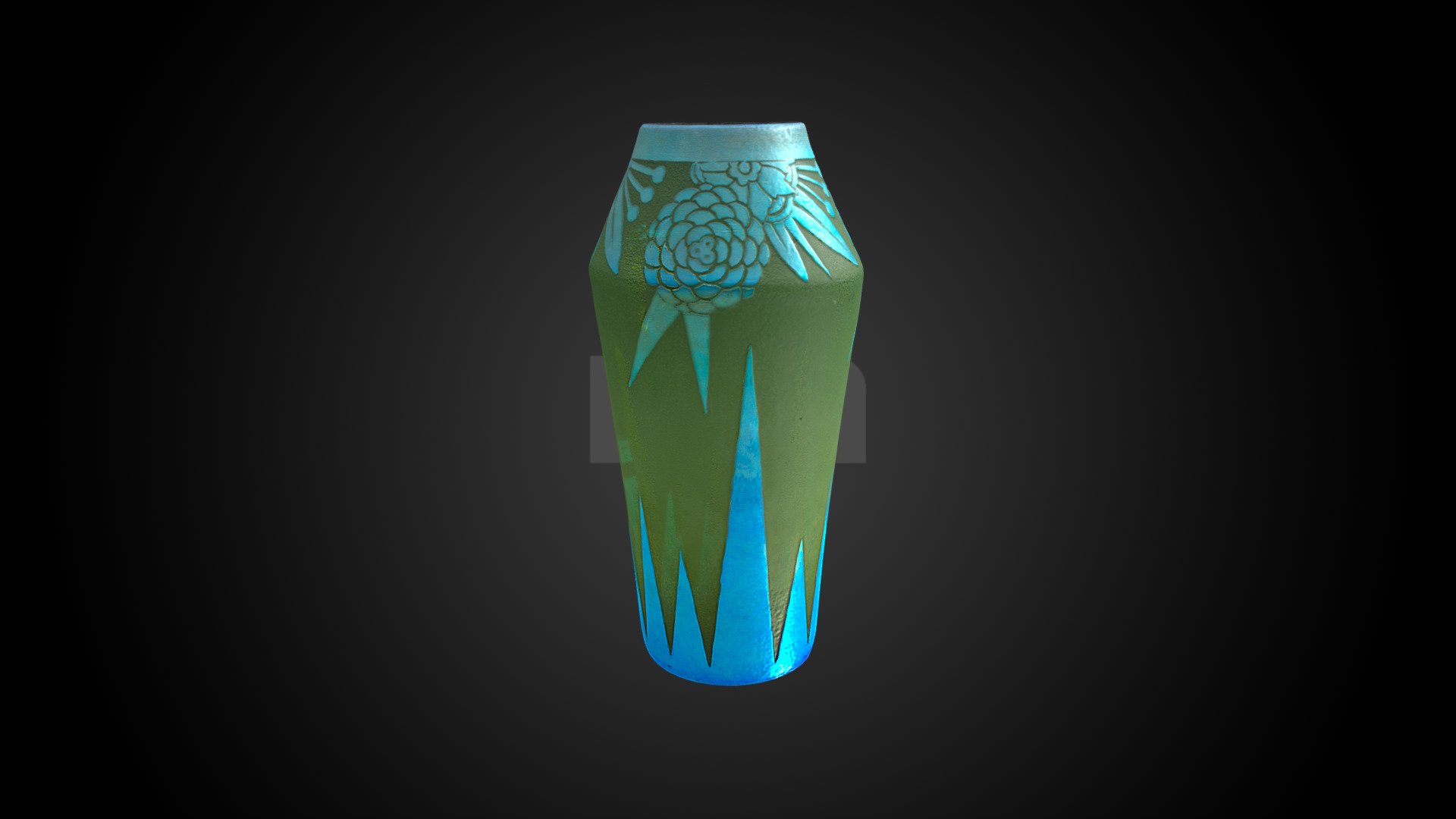 Vase, c. 1928 CE, by Frederick Carder - Download Free 3D model by ...