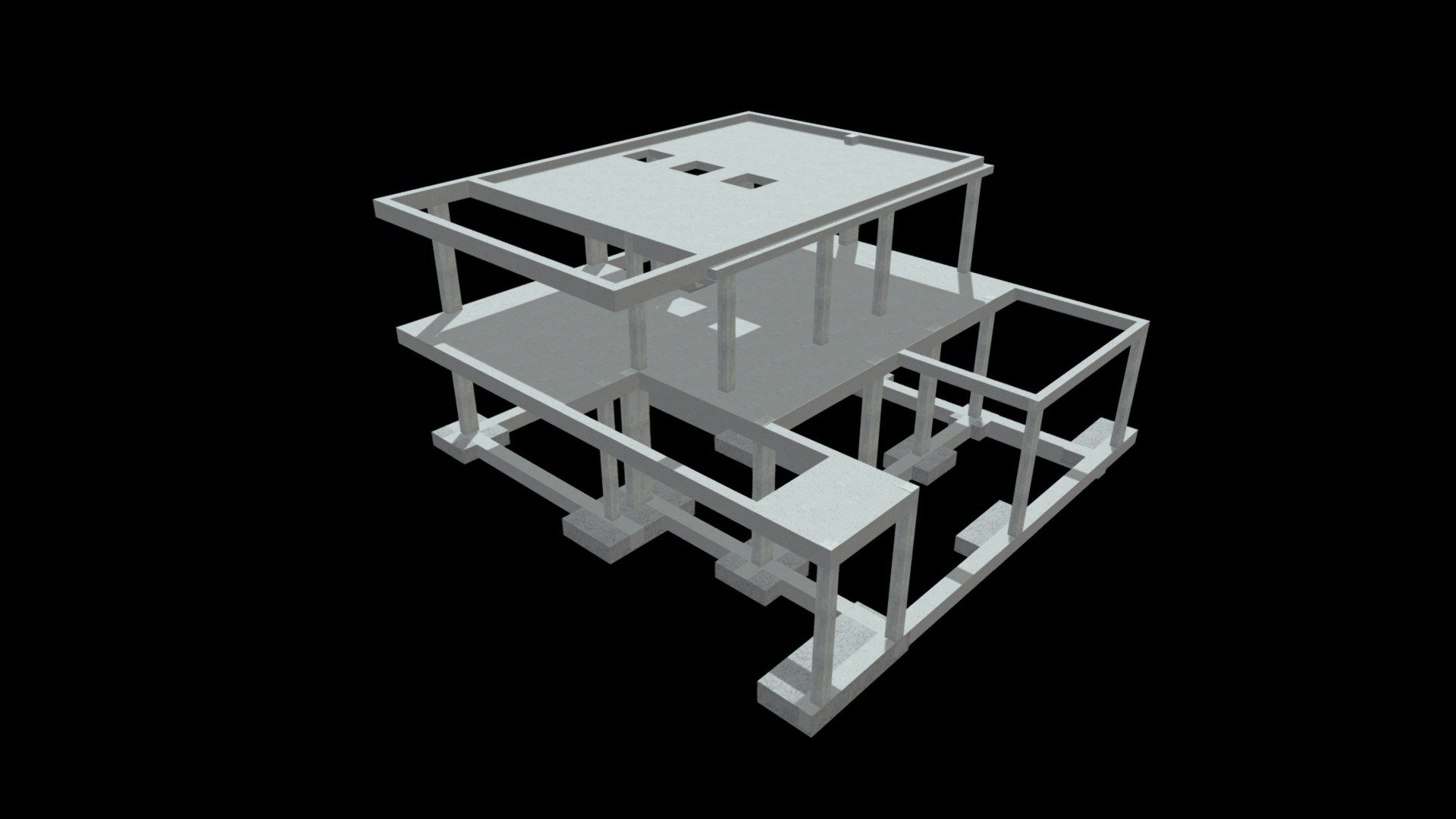 Moradia Unifamiliar - 3D model by Bruno Fiedler (@Brunofiedler ...