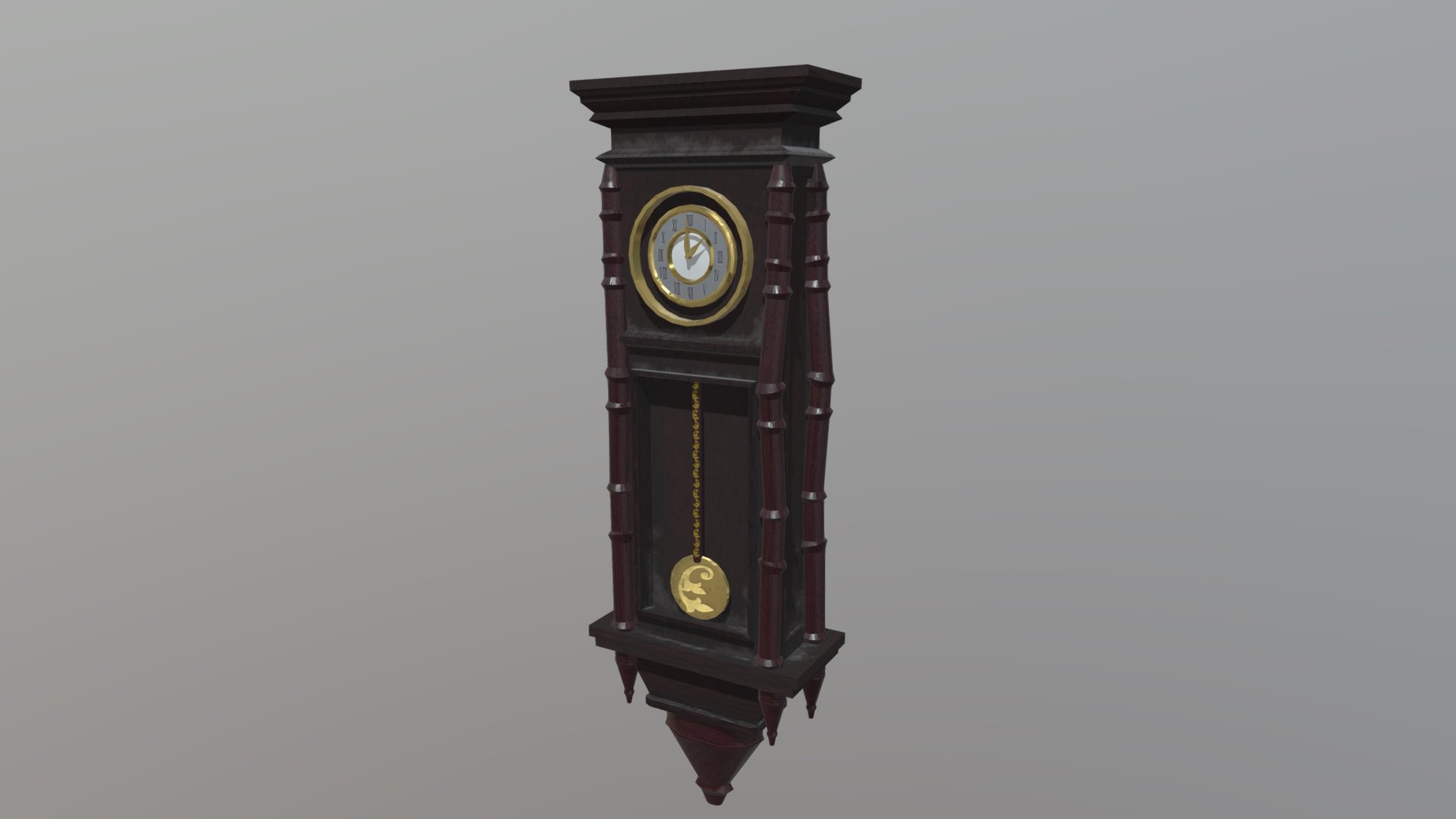 Clock - 3D model by ozval (@oscarvallis) [5a24af0] - Sketchfab