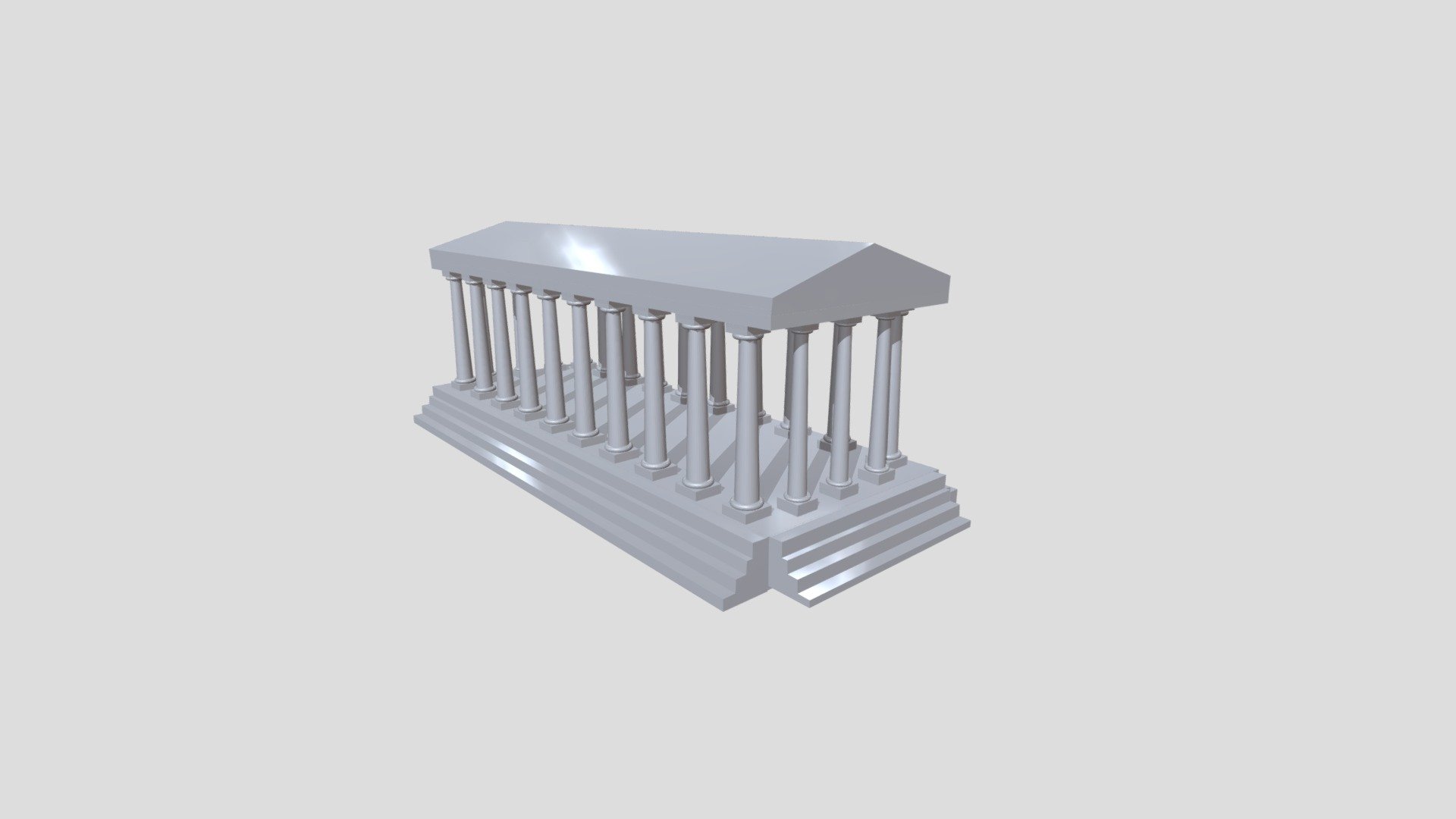 Parthenon - Download Free 3D model by Bulat (@bulatmegadoc) [5a25540 ...