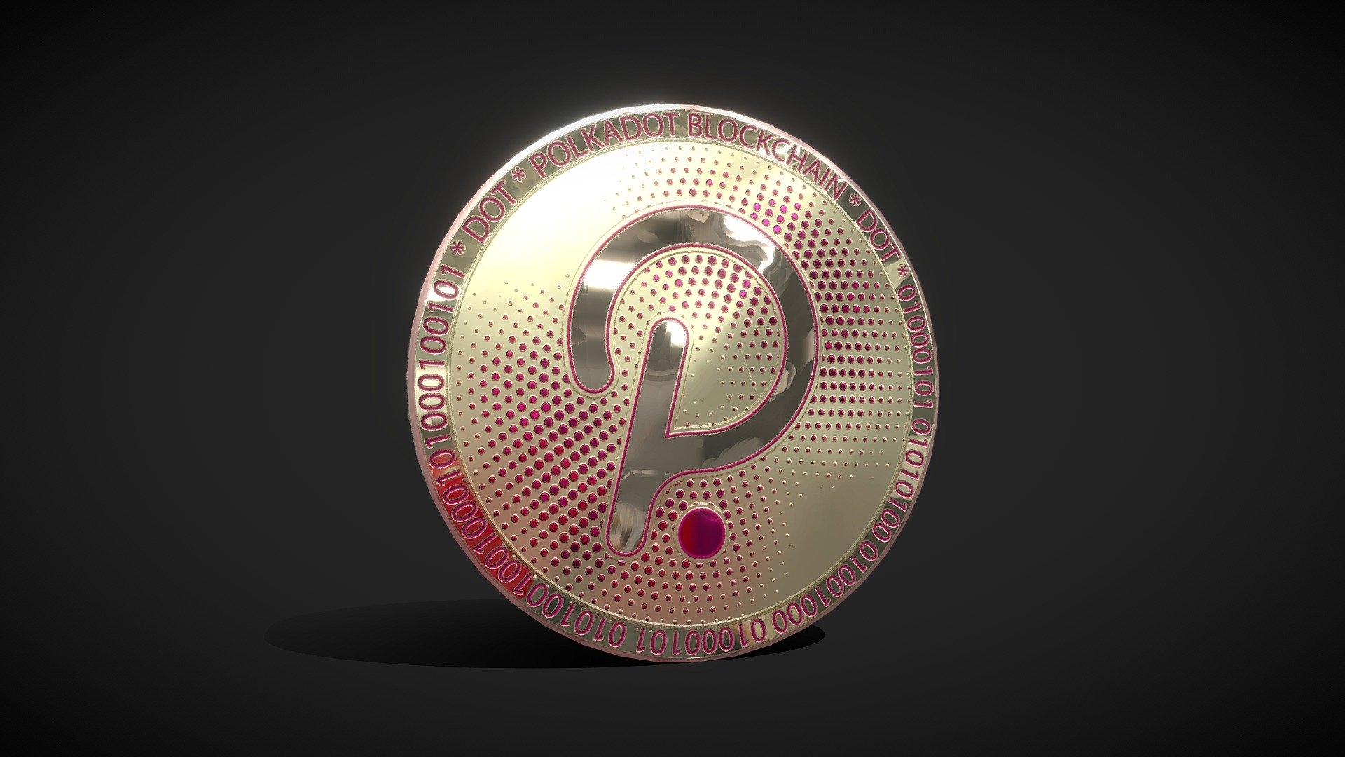 Polkadot coin - Buy Royalty Free 3D model by Karolina Renkiewicz ...