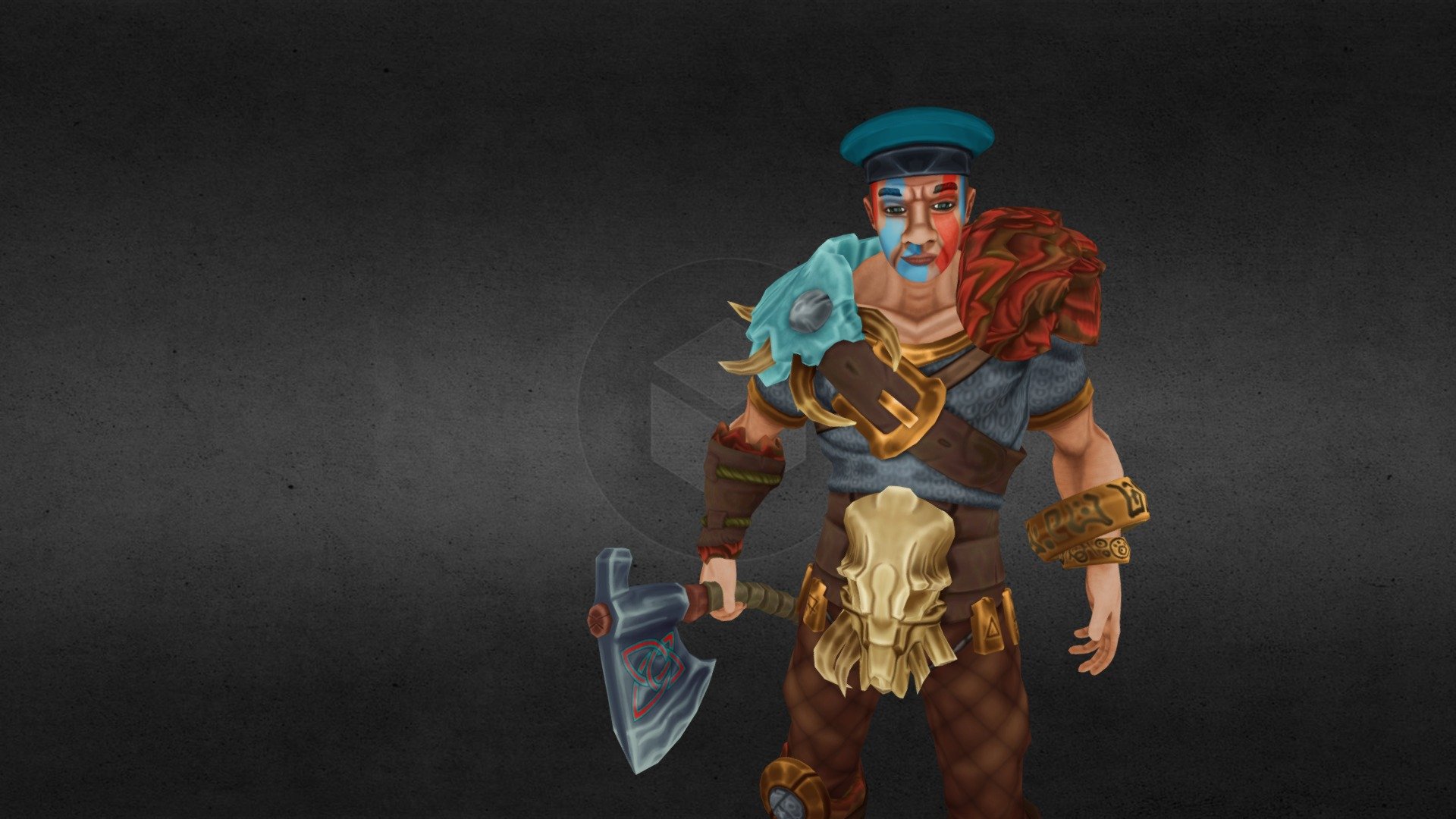 Bryce the Barbarian - 3D model by Aaron Lutes (@alutes01) [5a25fec ...