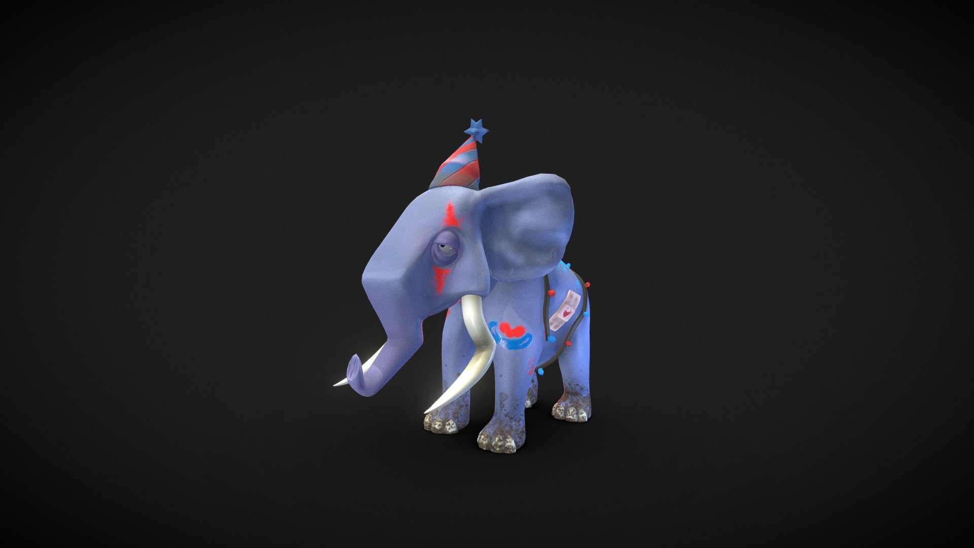 The Sad Clown ! - 3D model by Wichpa [5a260c3] - Sketchfab