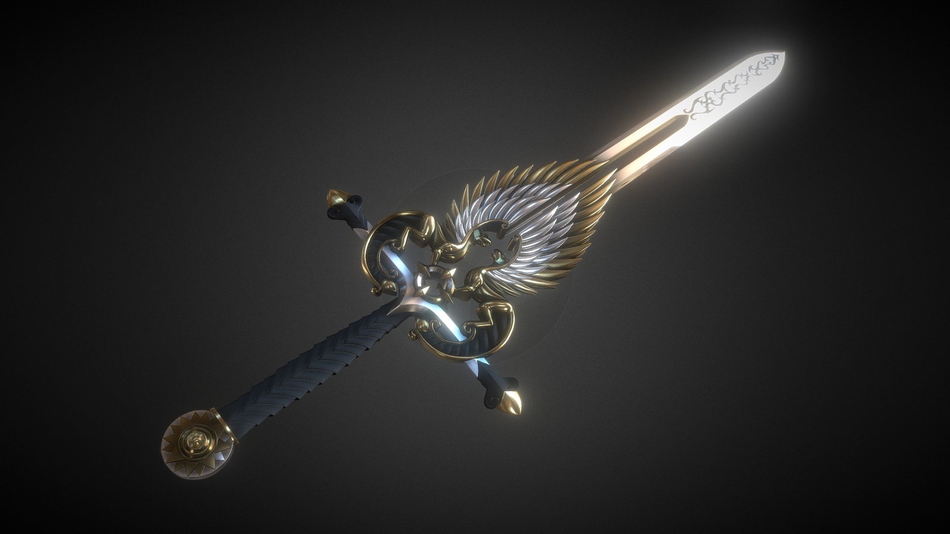 Griffin Sword (Heroes might and magic series) - 3D model by Art ...