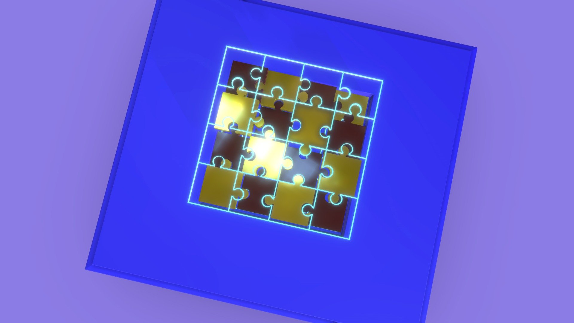 Sketchfab Weekly -Floating Puzzle - 3D model by MichaelGichane [5a27c7c ...