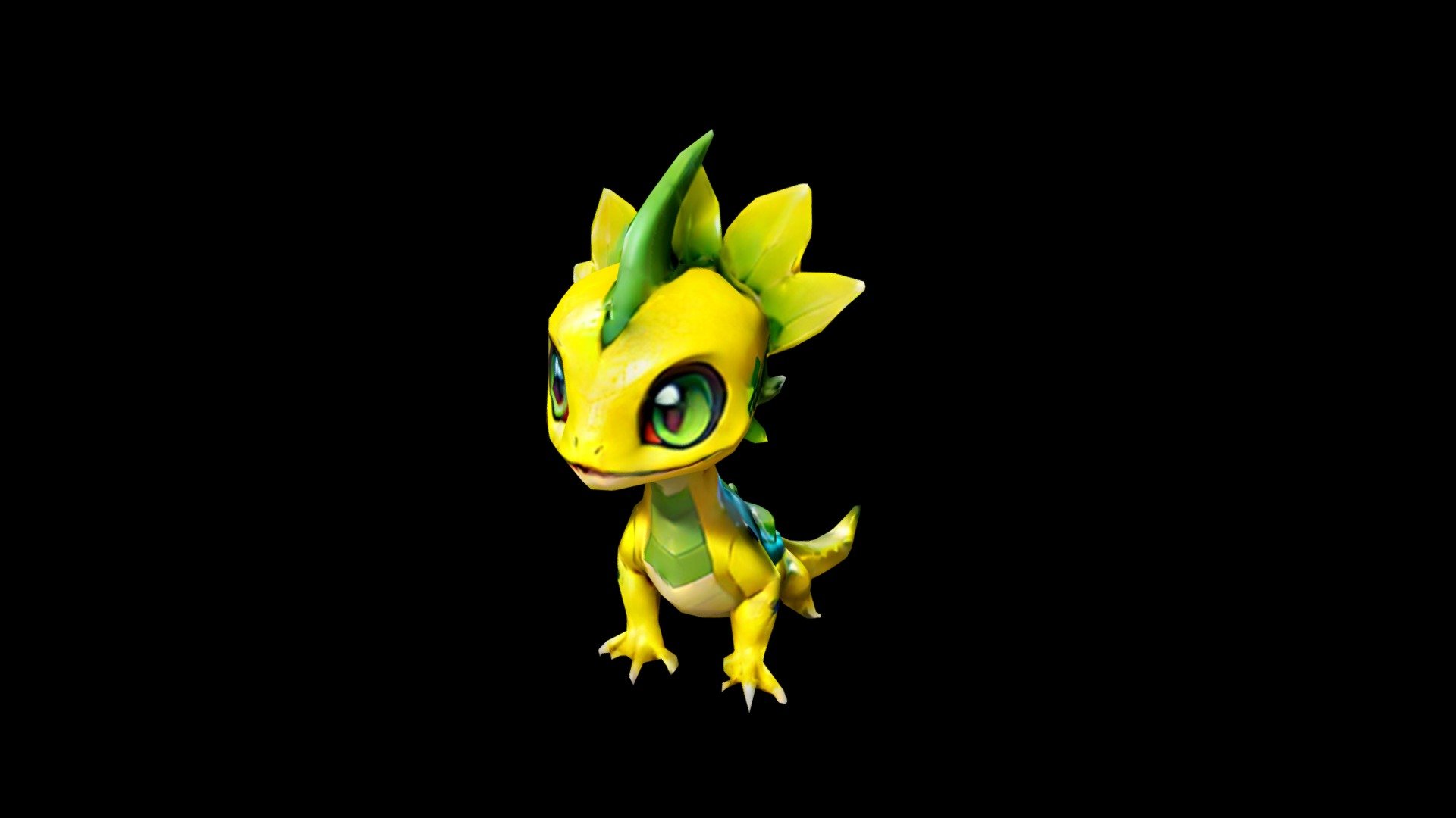 Sunny Leaf, the Eyeball Plant Toy Eye Plant Leaf - Download Free 3D ...