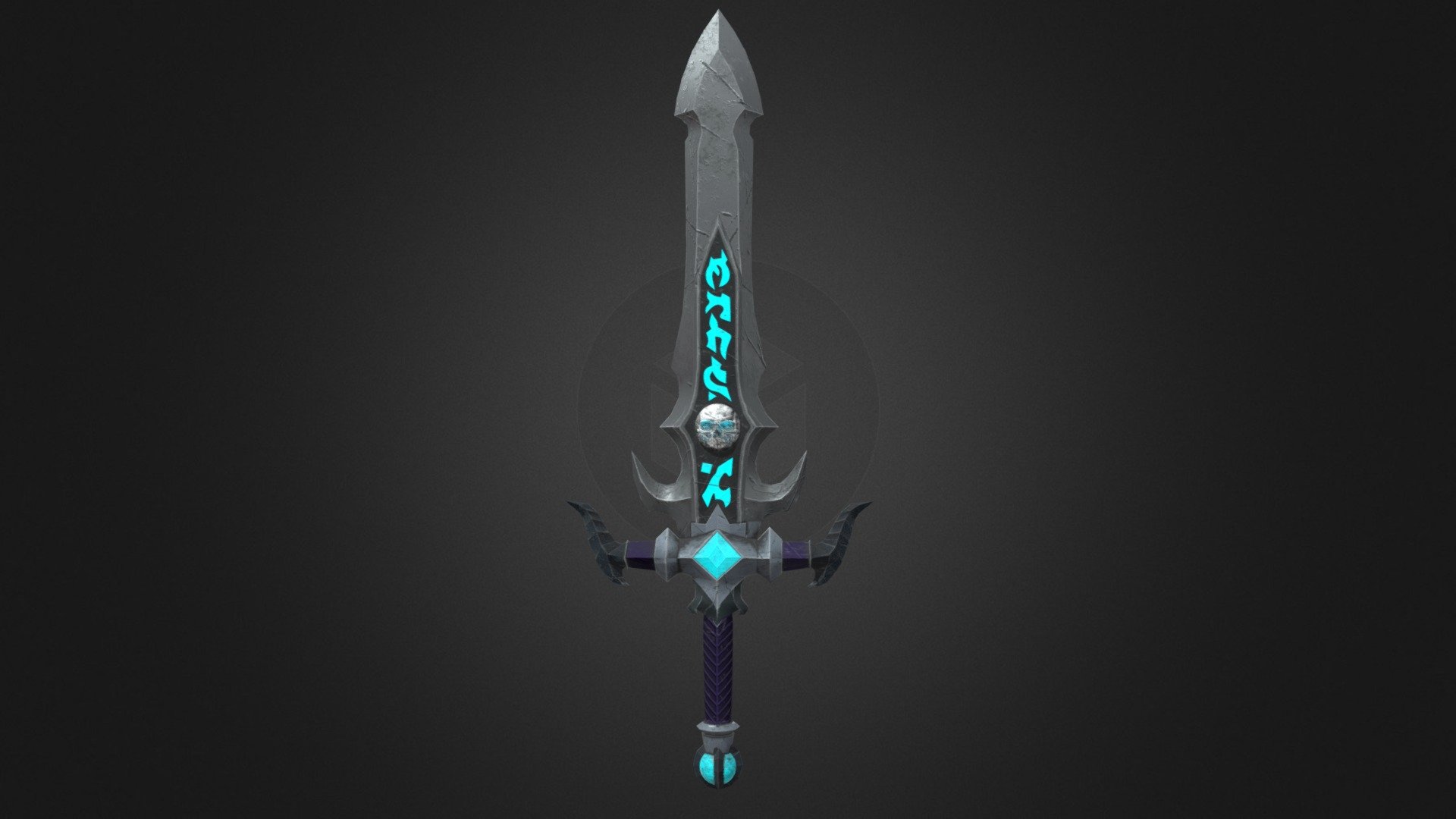 Sword Skull - 3D model by murilomms29 [5a28b55] - Sketchfab