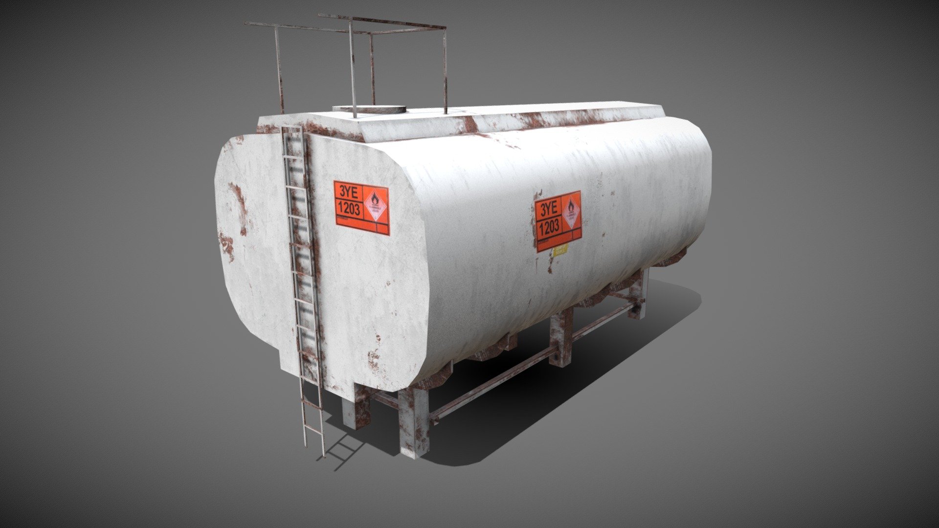 Fuel Tank - Low Poly Game Ready - Buy Royalty Free 3D model by Gobby ...