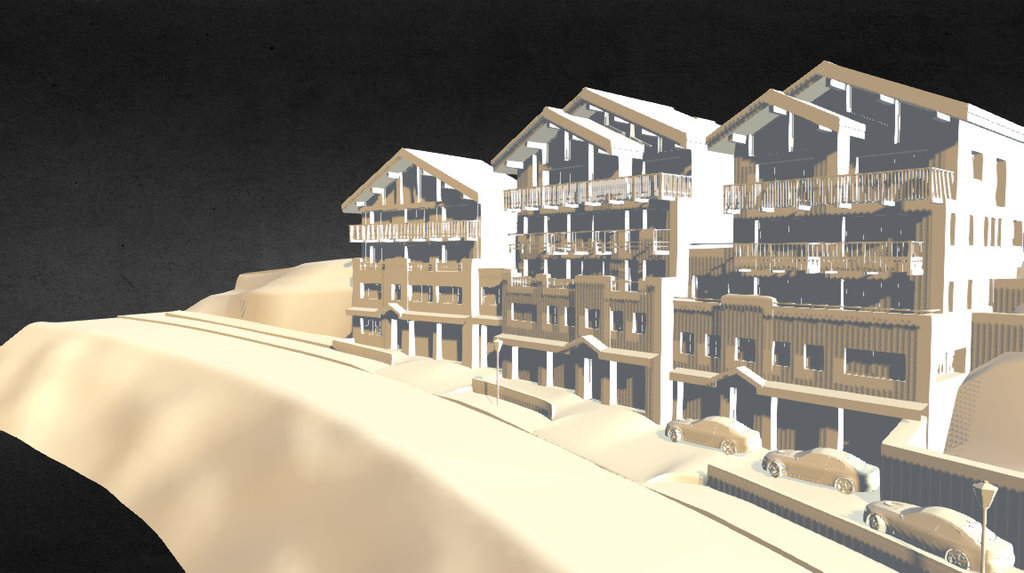 chalets-1a - 3D model by 3D Design Shop (@dolphinstudios) [5a29159 ...