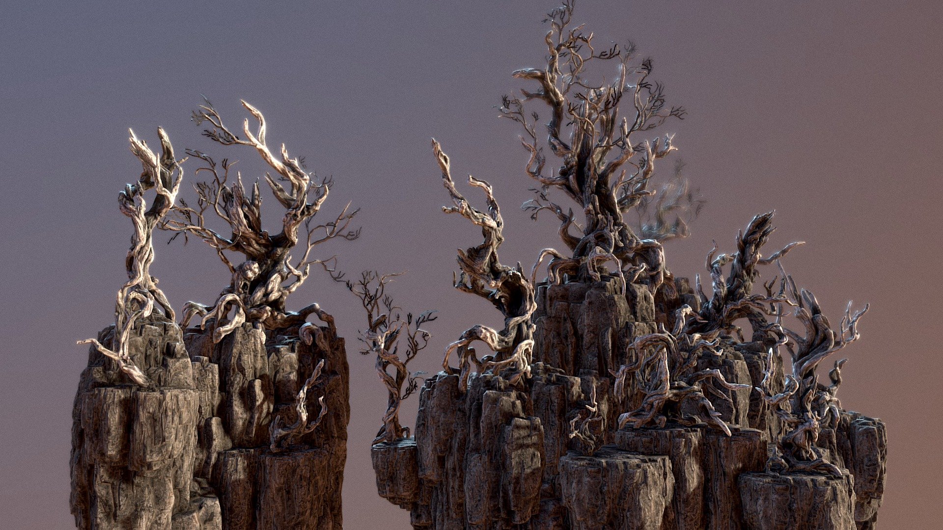Twisted sangs - 3D model by Dmitriy Dryzhak (@arvart.lit) [5a29961 ...