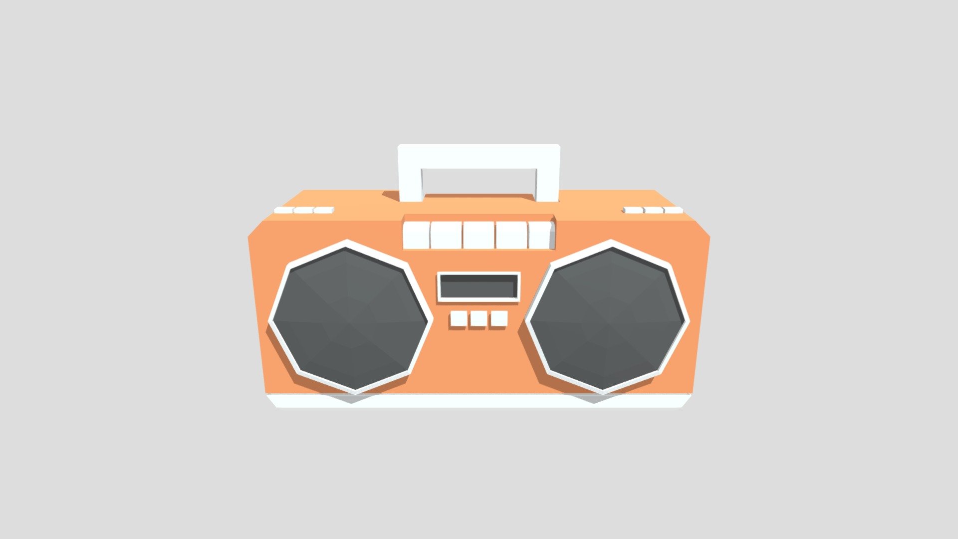 Boom Box - 3D model by neutralize [5a29a54] - Sketchfab