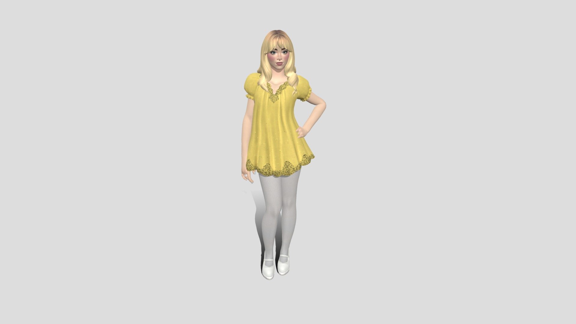 Sabrina Carpenter Babydoll Fortnite - Download Free 3D model by ...