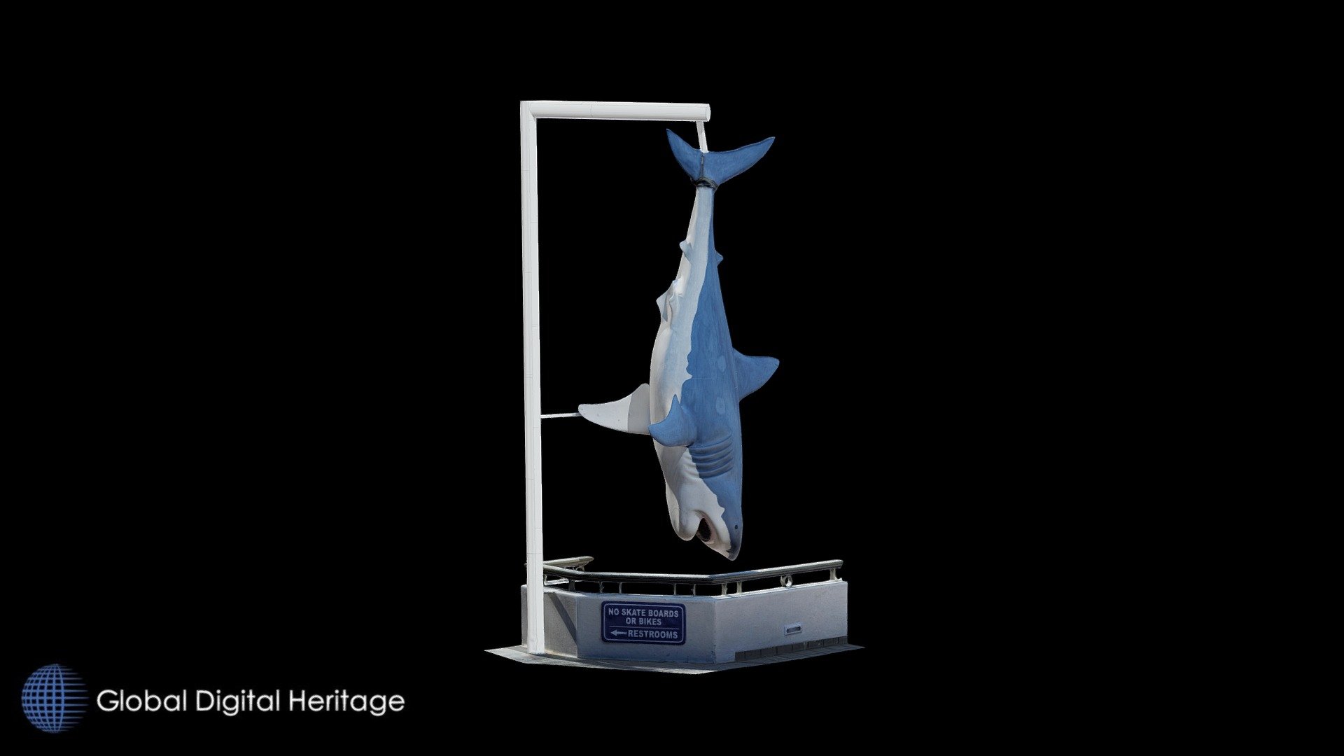 Fiberglass Shark, Tarpon Springs, Florida - Download Free 3D model by ...